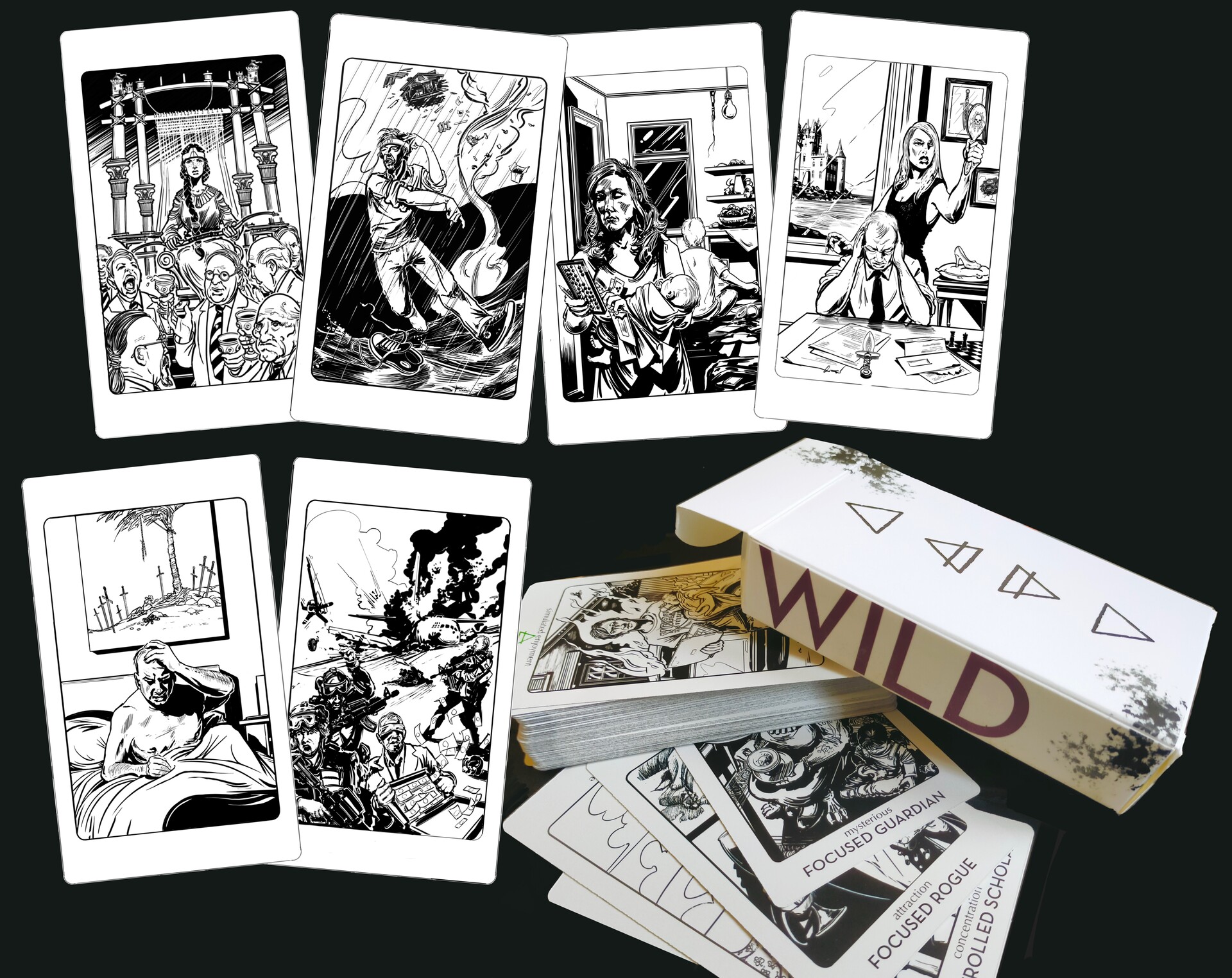 ArtStation - Wild RPG Tarot Deck - illustrations