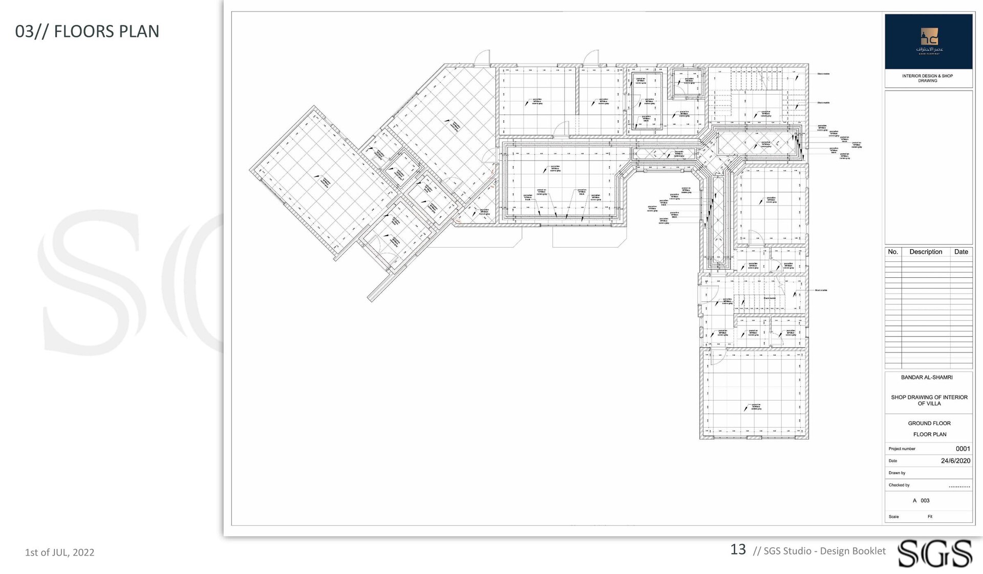 ArtStation - SGS STUDIO | 02. FLOORING PLAN