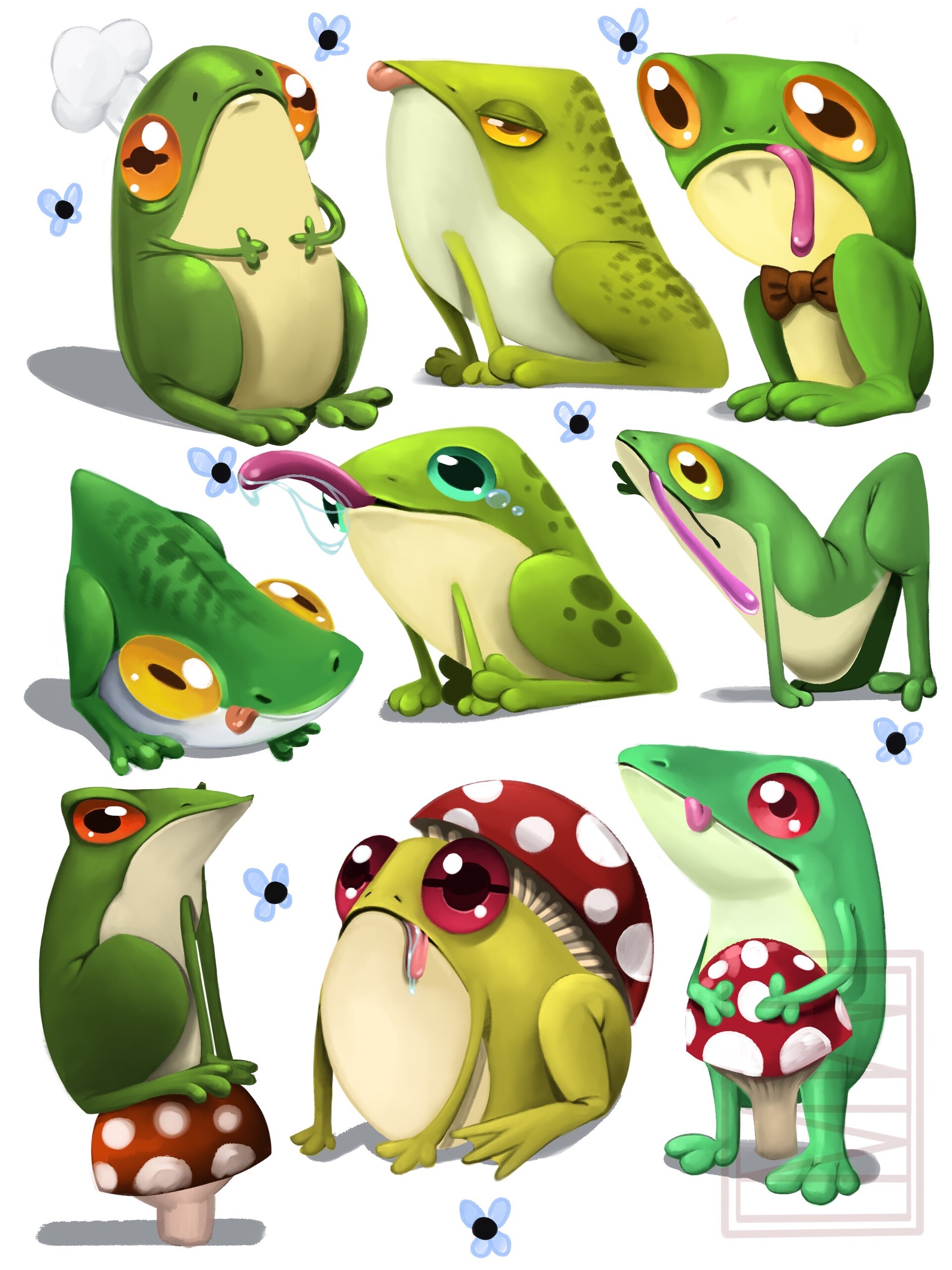 ArtStation - Frogs