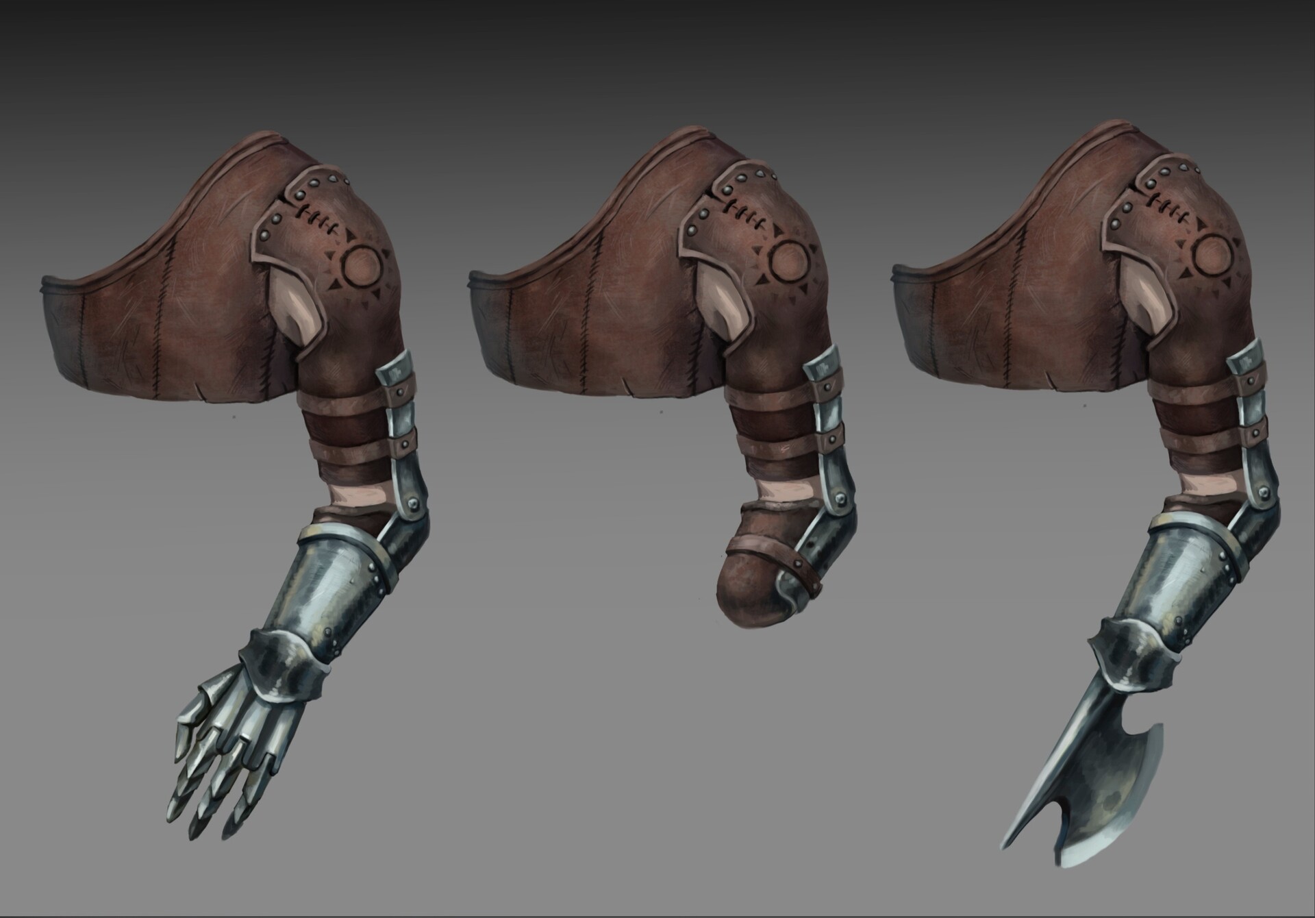 ArtStation - Werewolf Hunter`s prosthetis