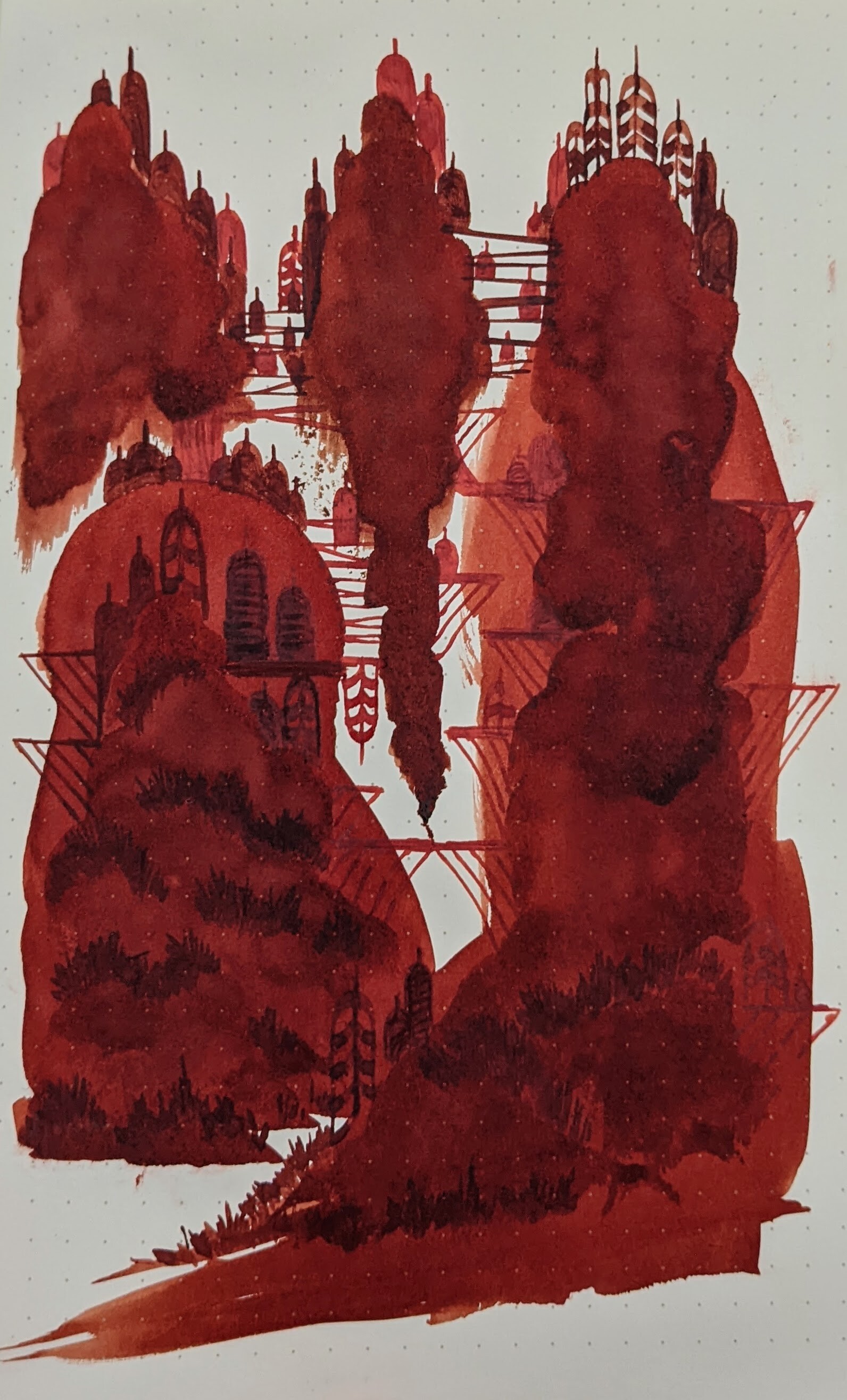 Jeremy Cole - Selected Journal Paintings & Warmups 2021-2022