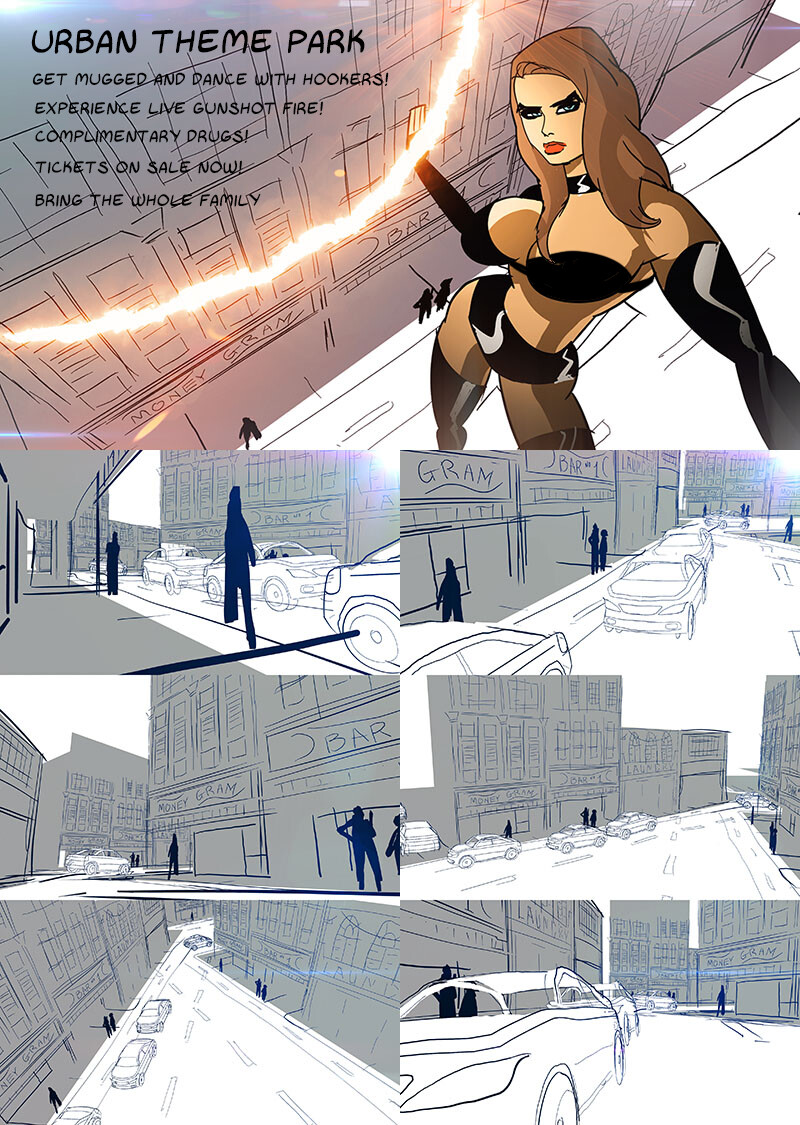 ArtStation - Urban Background Shots