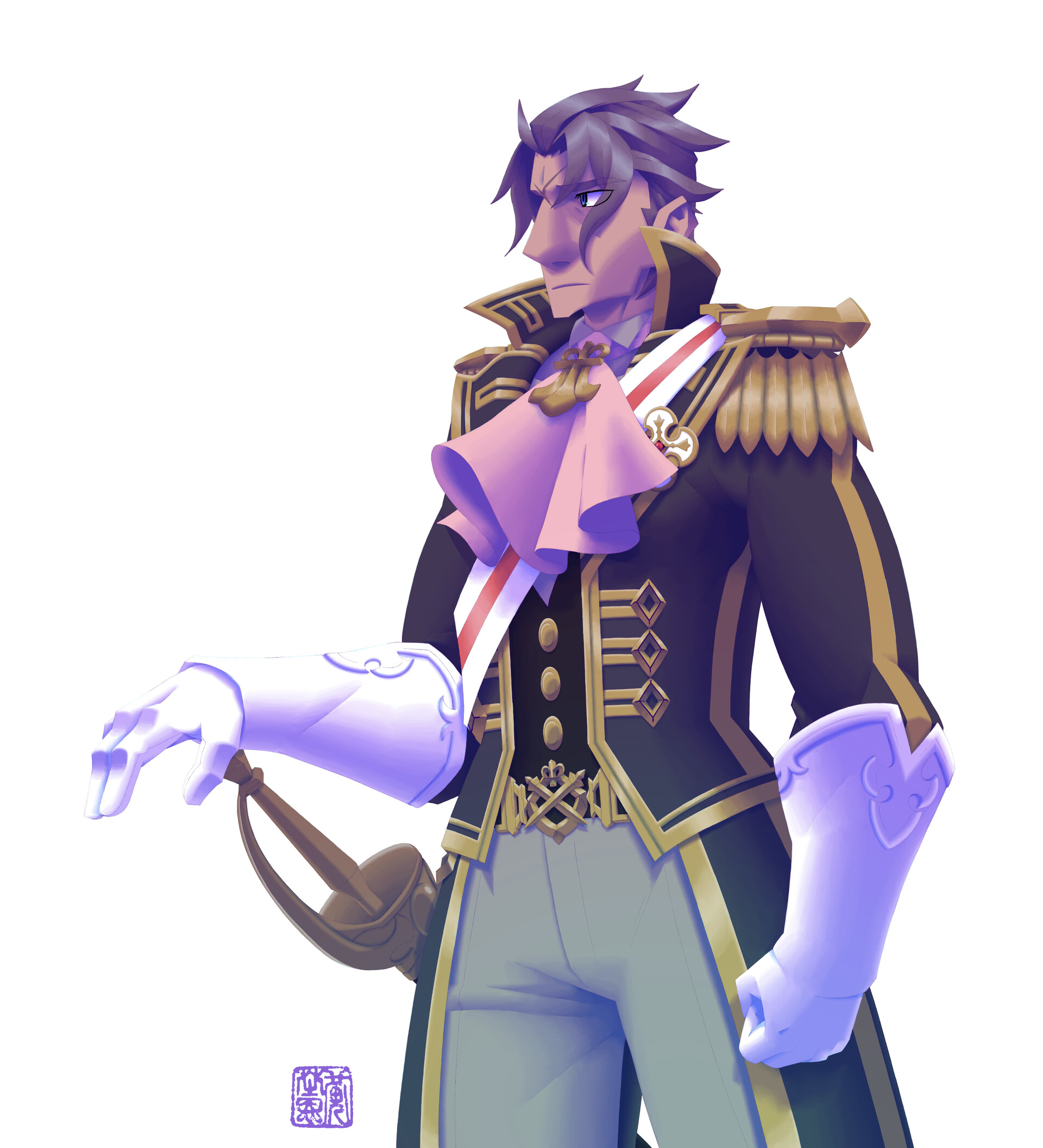 Phoebe Huang - The Great Ace Attorney-A Portrait of Barok van Zieks