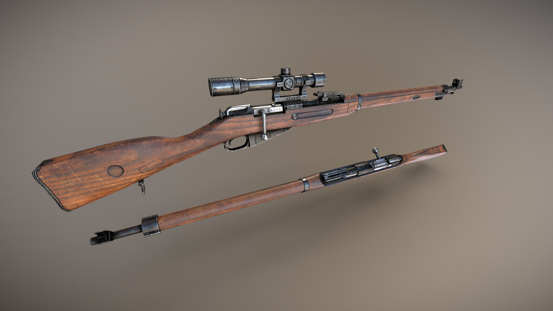 Mosin Nagant Pe Scope