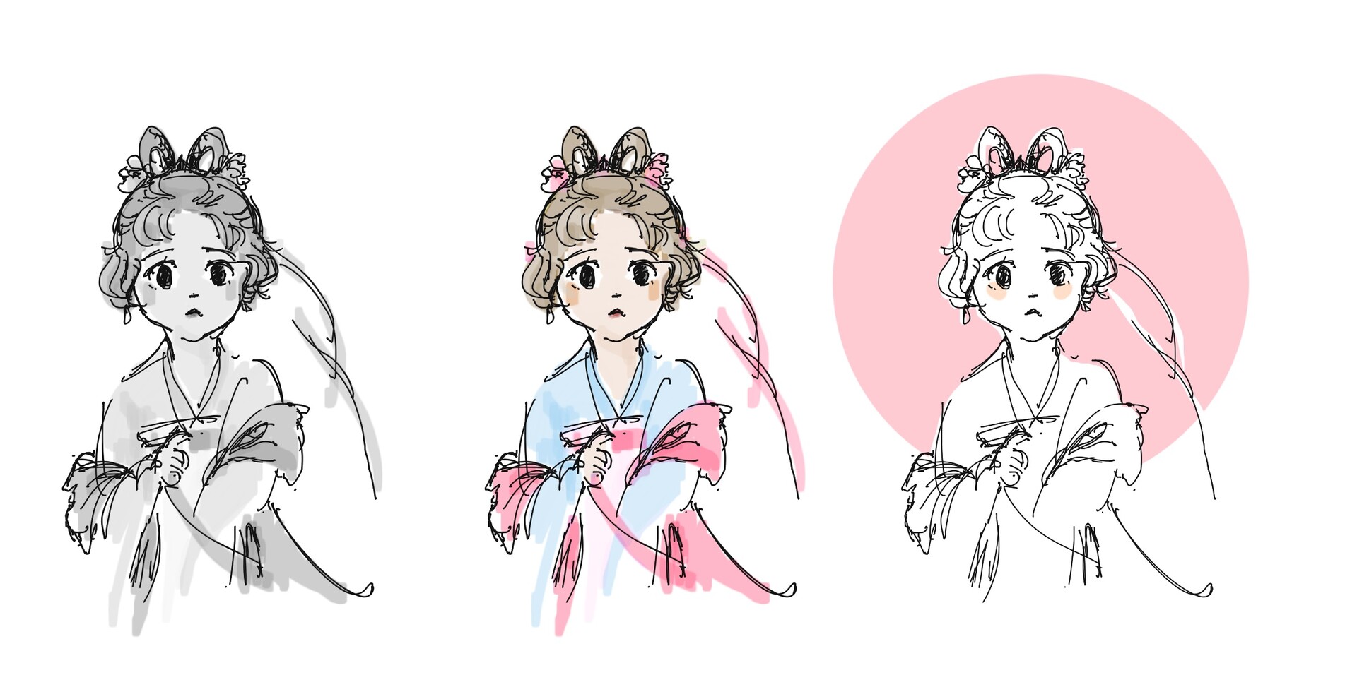 ArtStation - Girl in Ruqun