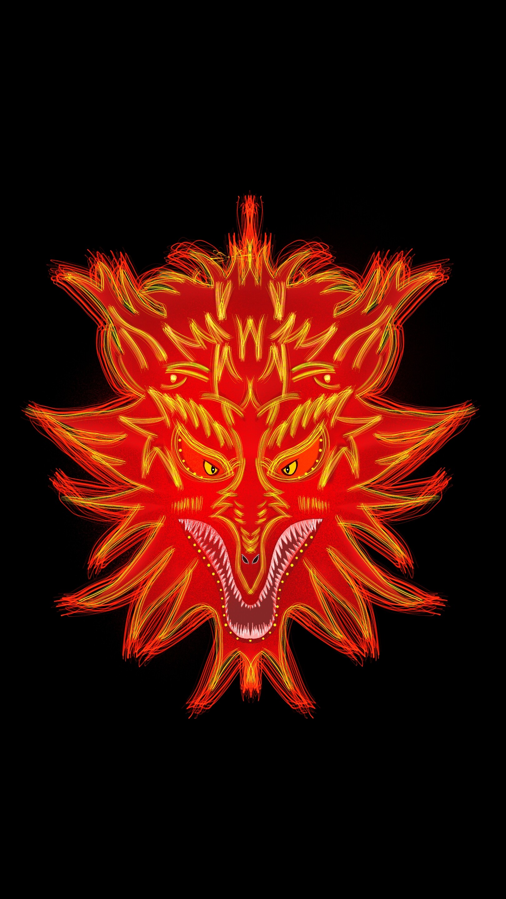 ArtStation - Dragon neon