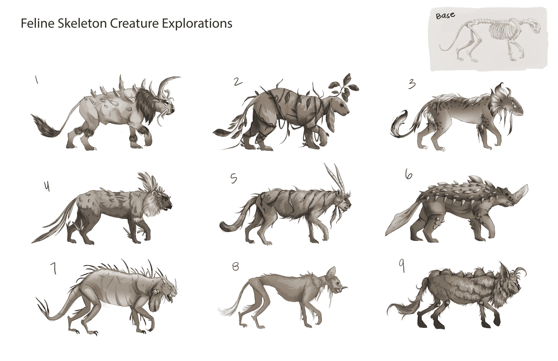 ArtStation - Creature Designs
