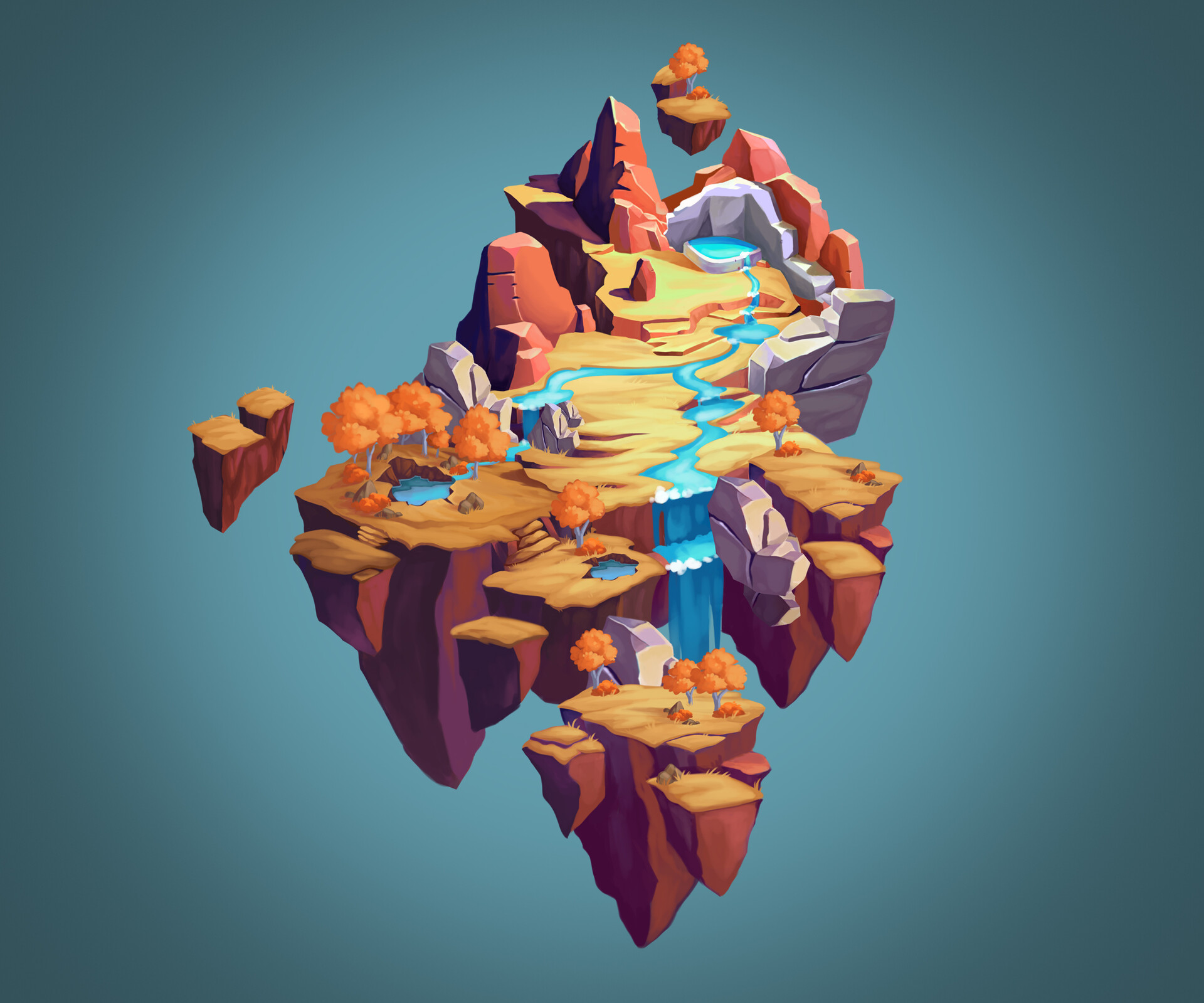 ArtStation - Lvl Maps Islands