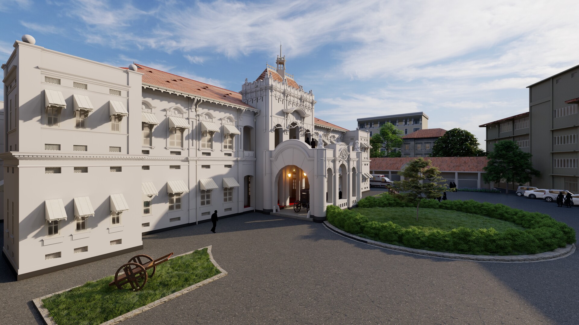 ArtStation - Old Hospital Building remodeling