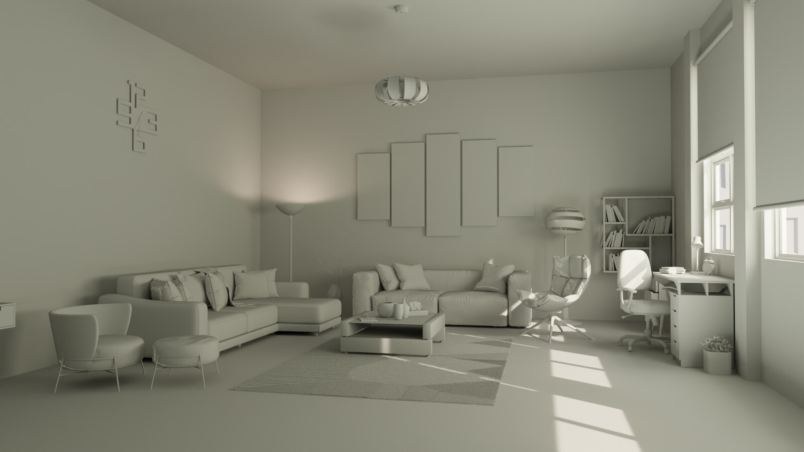 Muhammad Azim - Studio Lounge Daytime light study