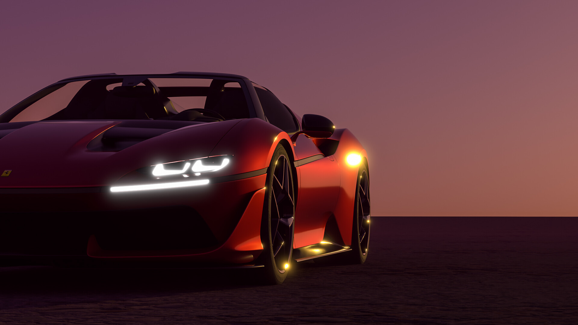 ArtStation - Ferrari J-50