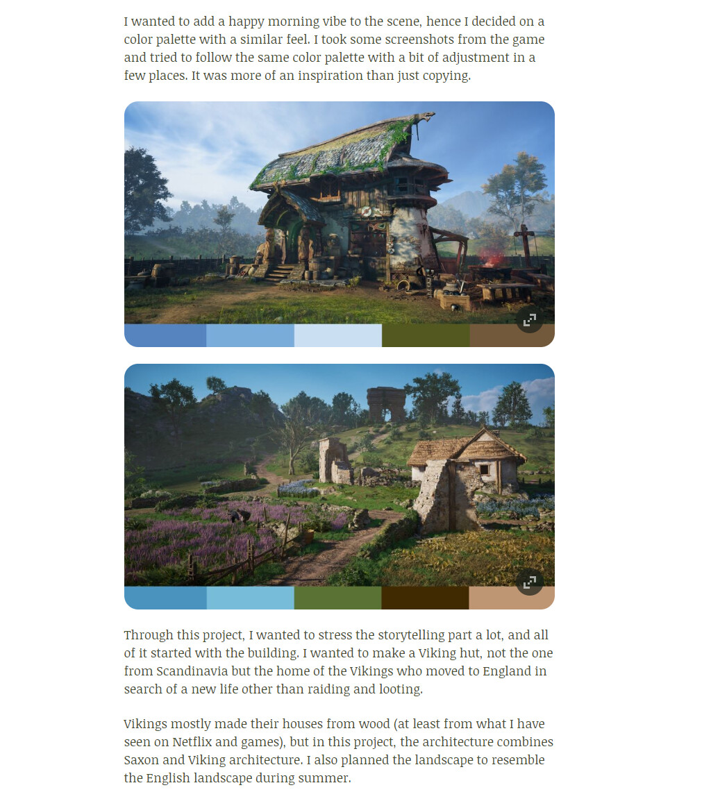Sarvesh Shashank Shrivastava - 80 Level - Creating a Viking Hut in Maya ...