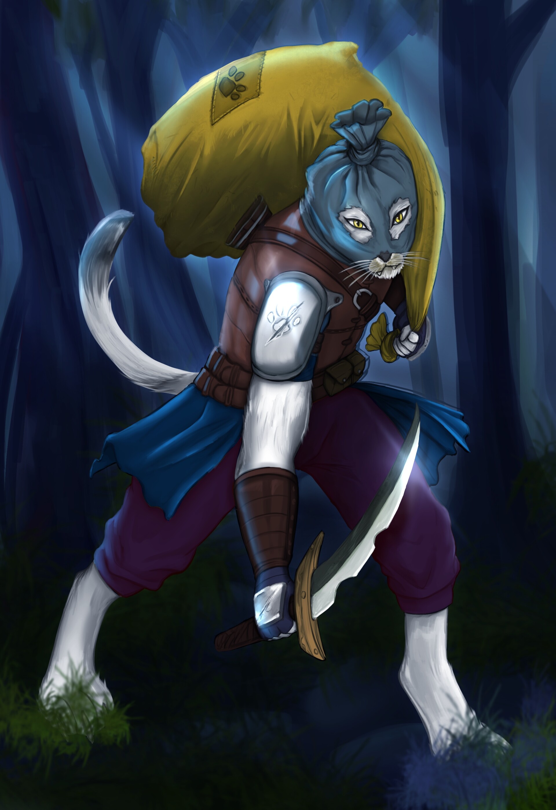 ArtStation - cat bandit