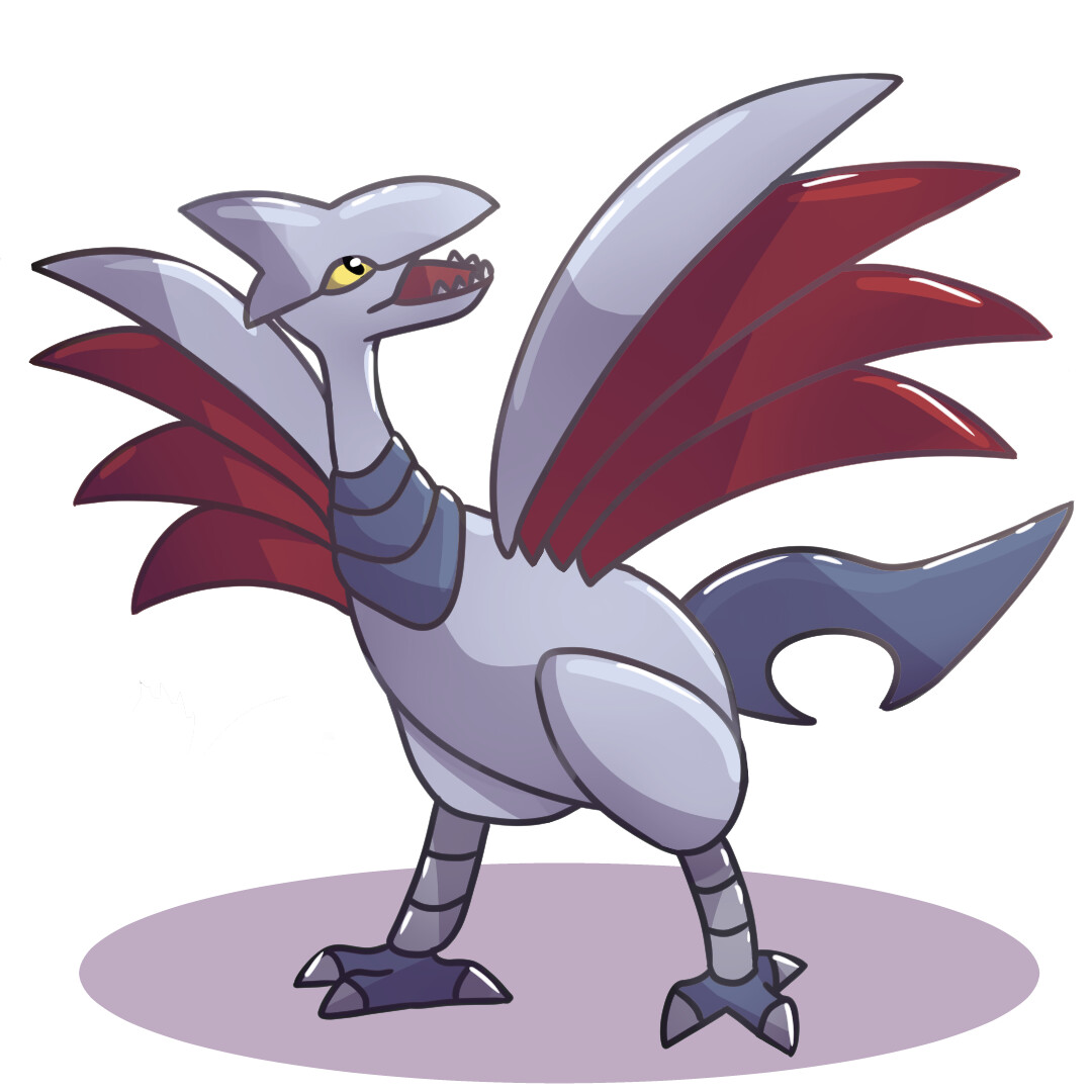 skarmory pokemon coloring page