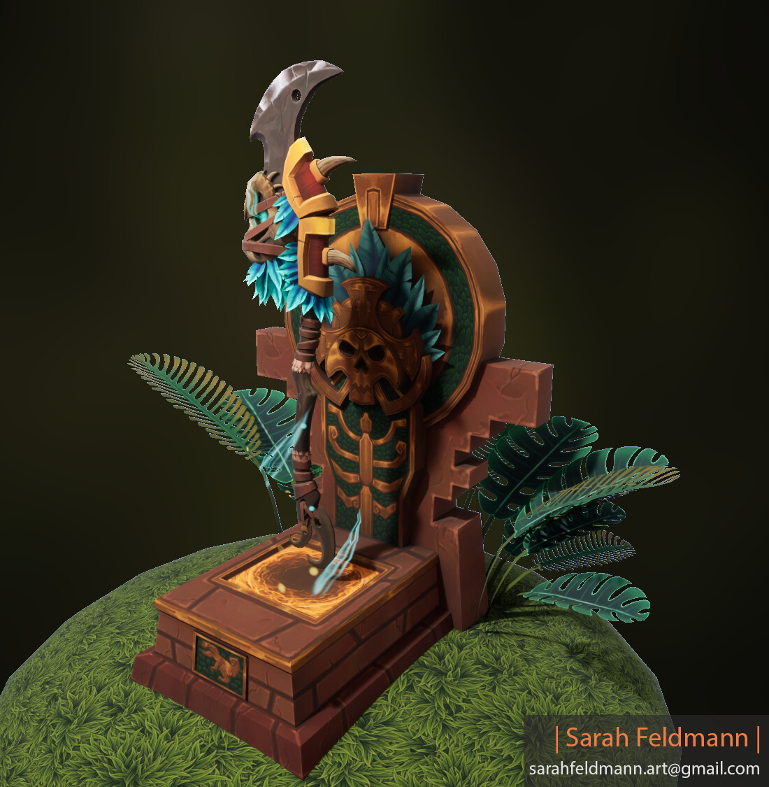 Sarah Feldmann - World of Weaponcraft - Rezan's Ritual Spear