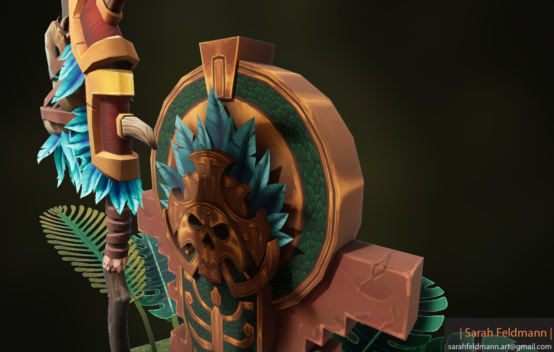 Sarah Feldmann - World of Weaponcraft - Rezan's Ritual Spear