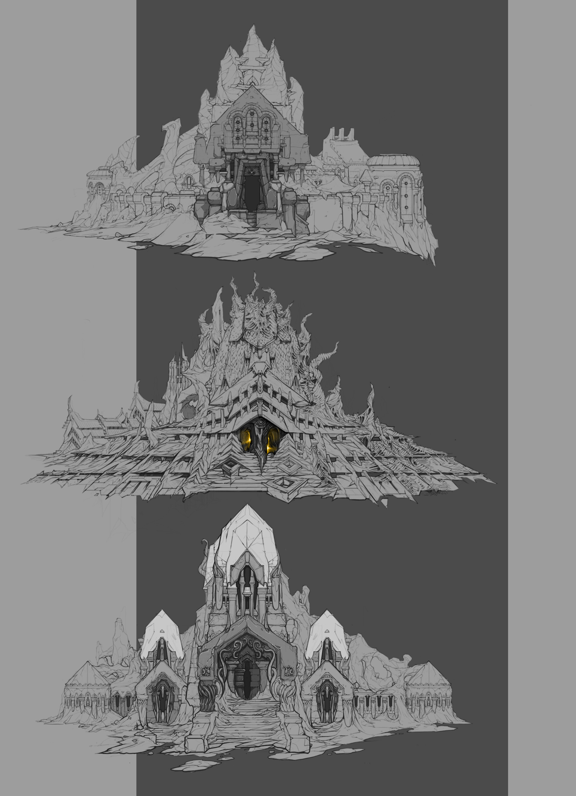 ArtStation - Fantastic castles concepts Vol.1