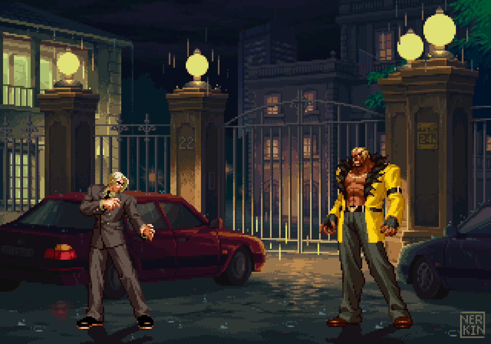 ArtStation - Garou: Mark of the wolves 2 stage - The Mansion