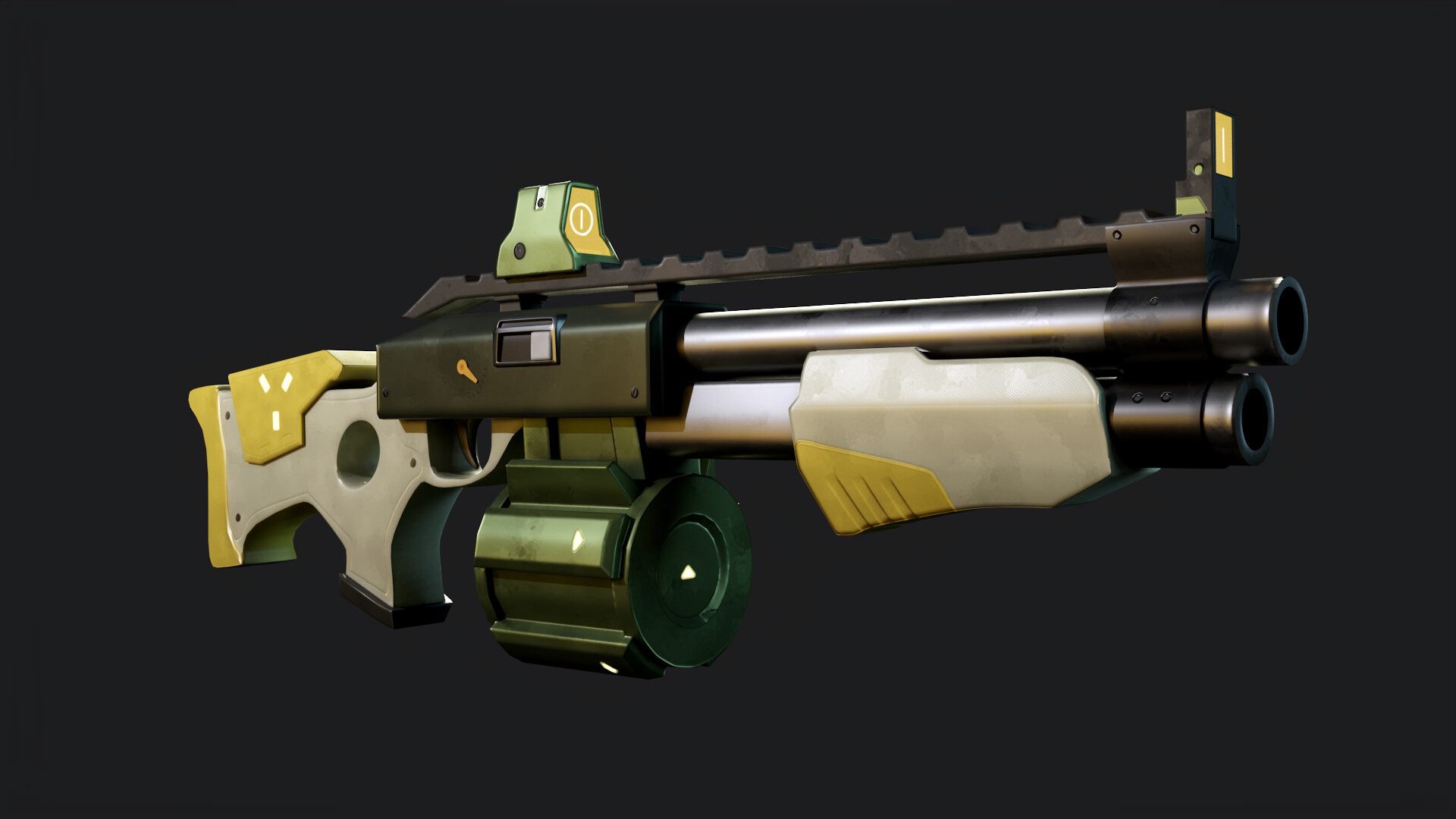 ArtStation - Weapon Practice Shotgun