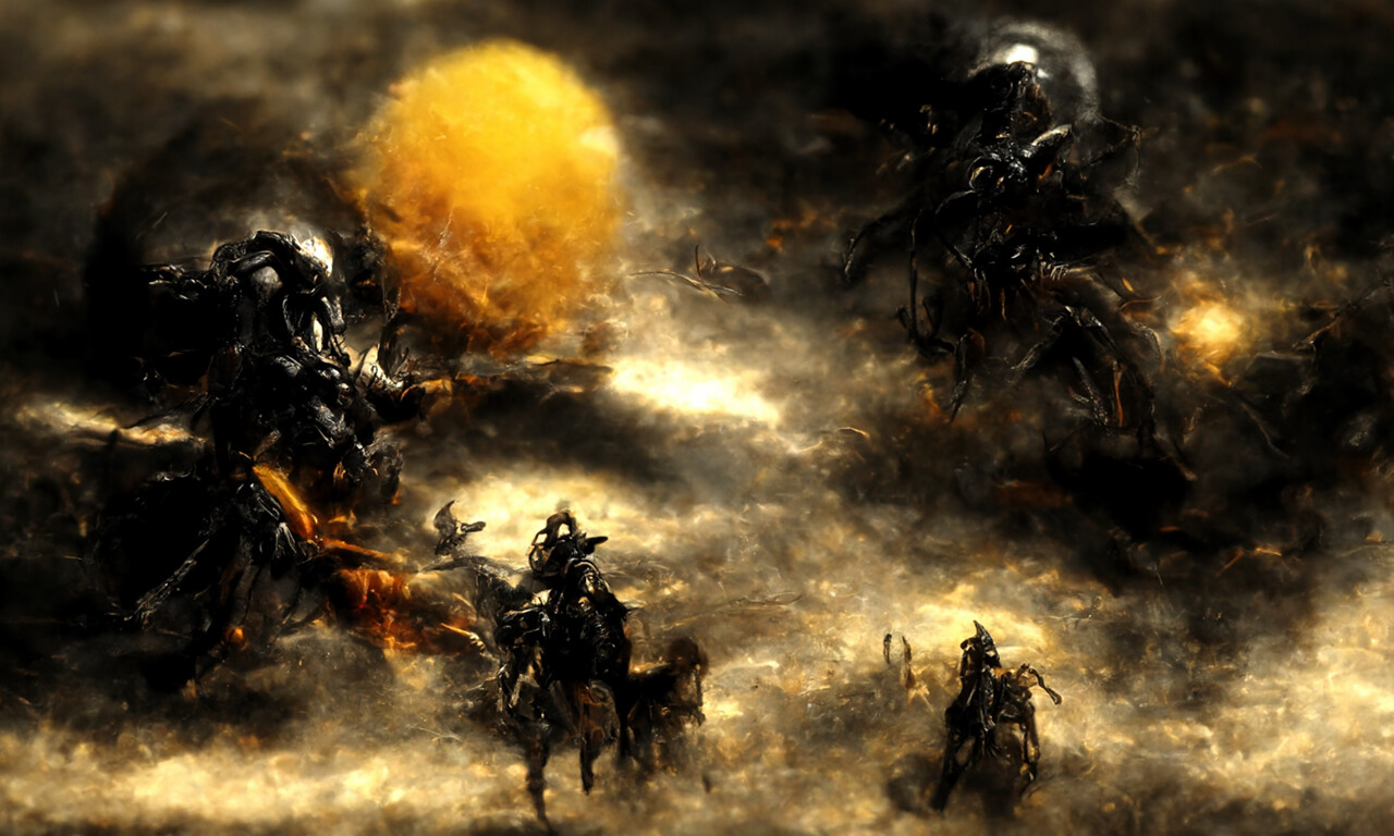 ArtStation - Xenomorphic Revolution - Raw Disco Diffusion AI