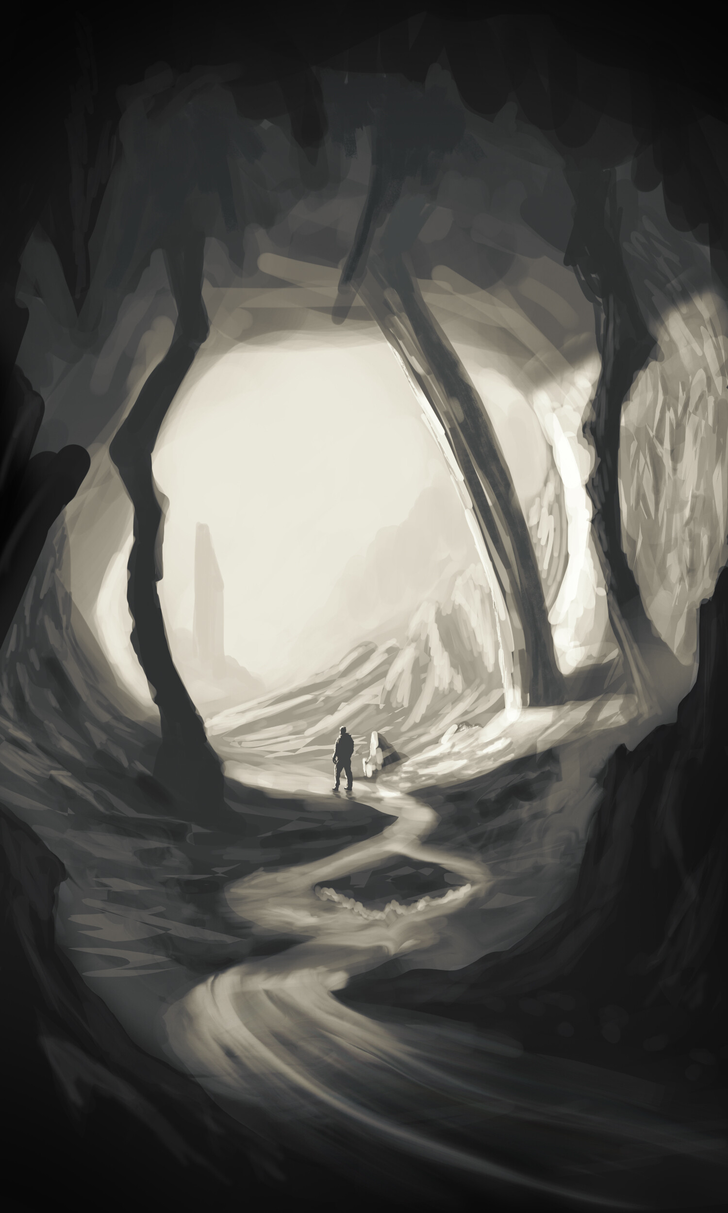 ArtStation - Cave Path
