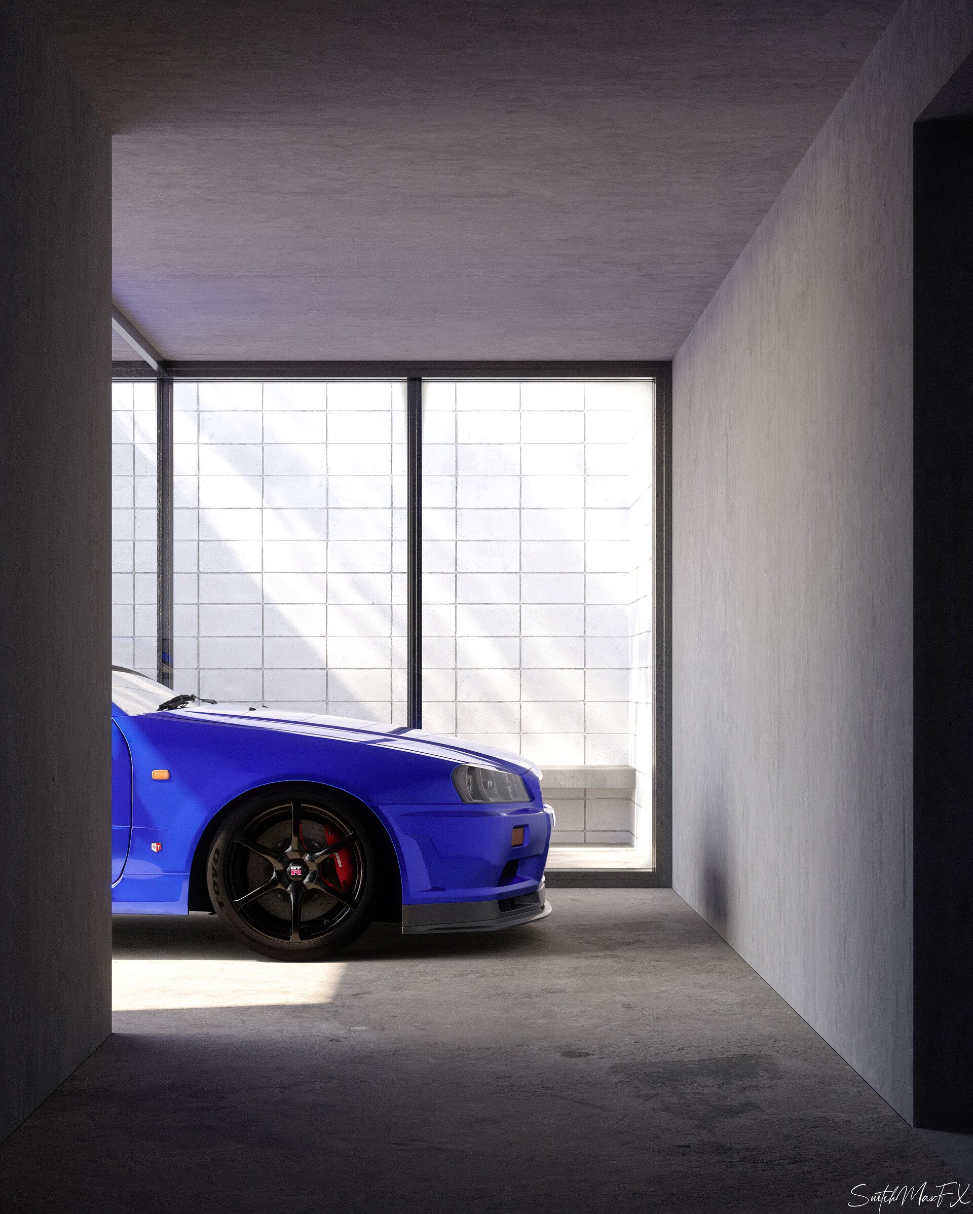 ArtStation - Garage Scene