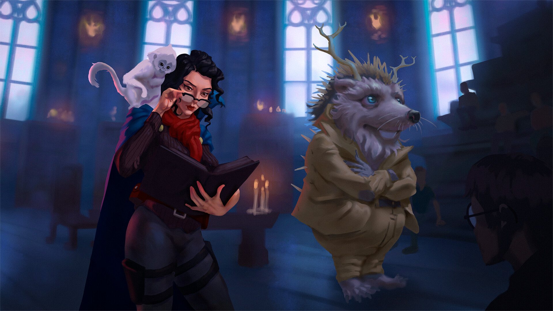 ArtStation - Magic Classroom Commission