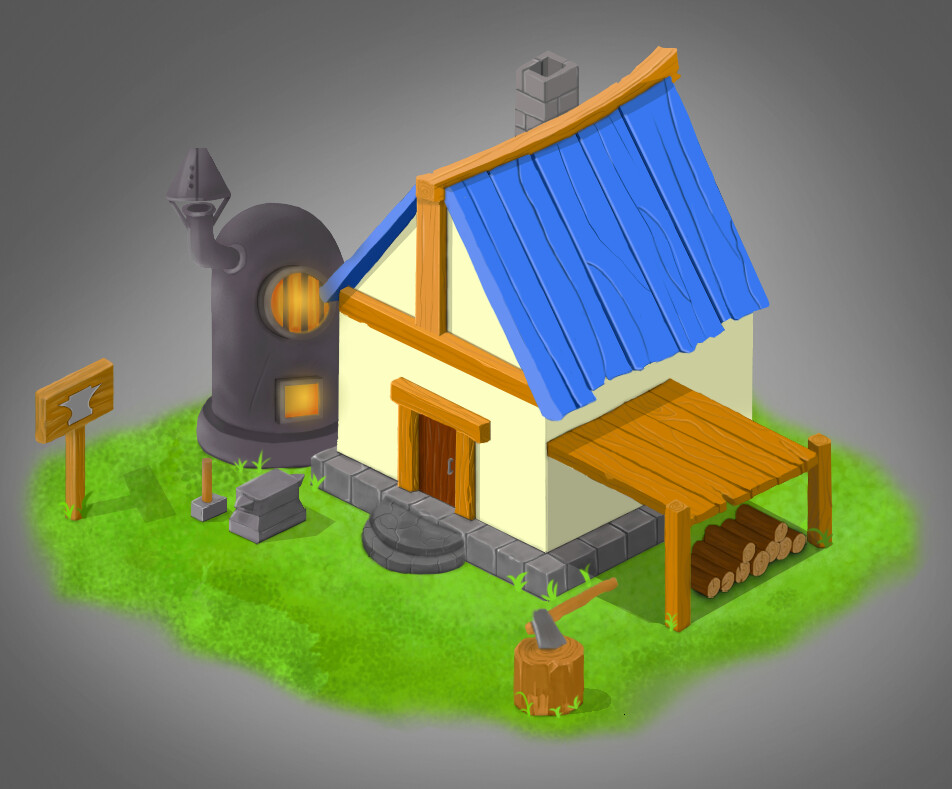 ArtStation - Isometric House