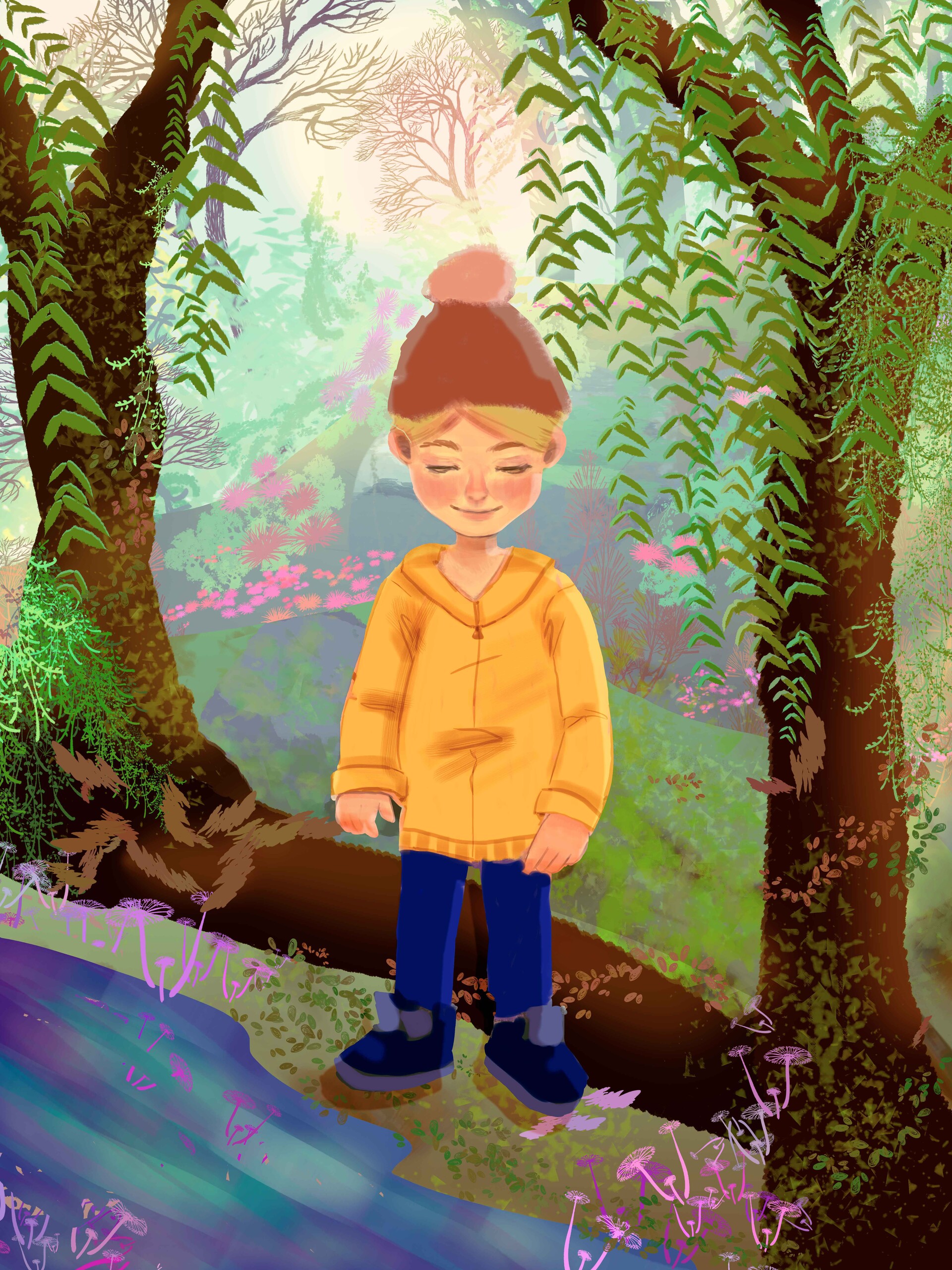 ArtStation - Child in the forest