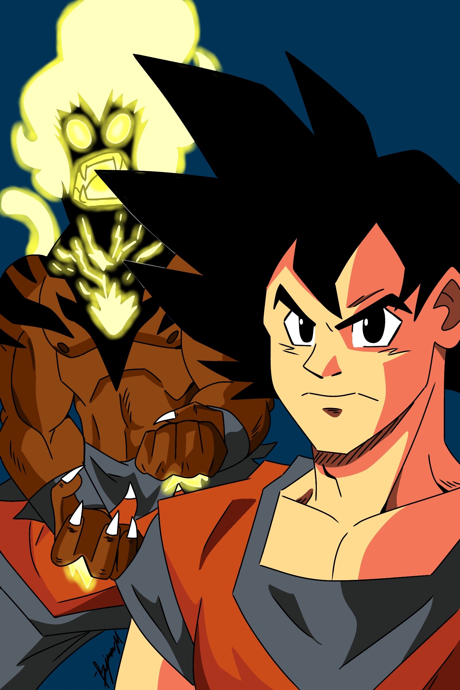 ArtStation - Legend: A Dragon Ball Tale (Goku)