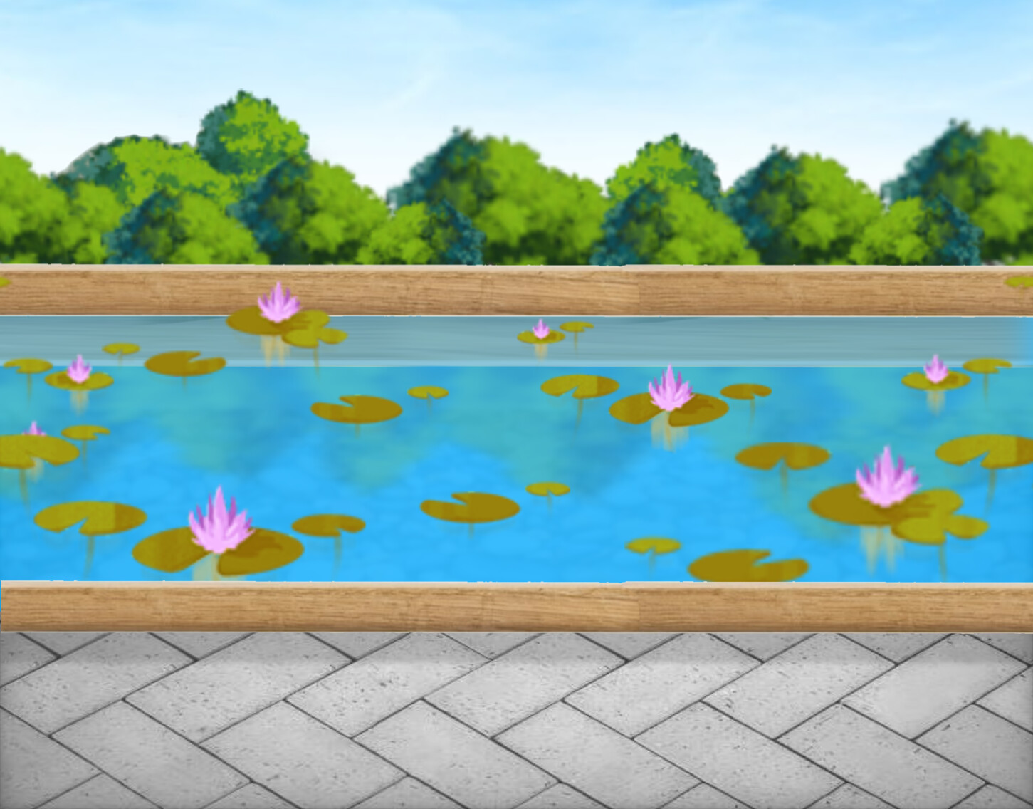 ArtStation - Lily Pond ( Panda Pop Idea )