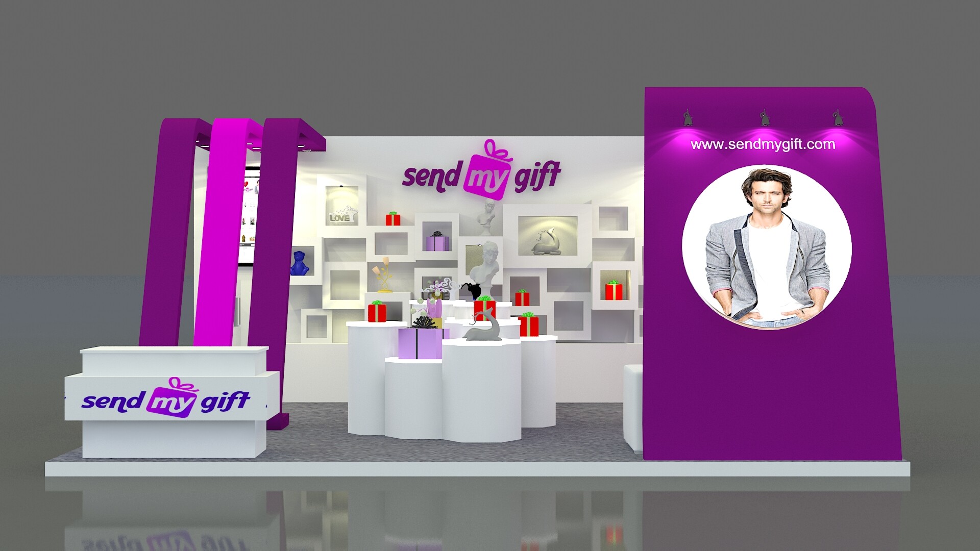 ArtStation - Event Stall Design ( 3D )