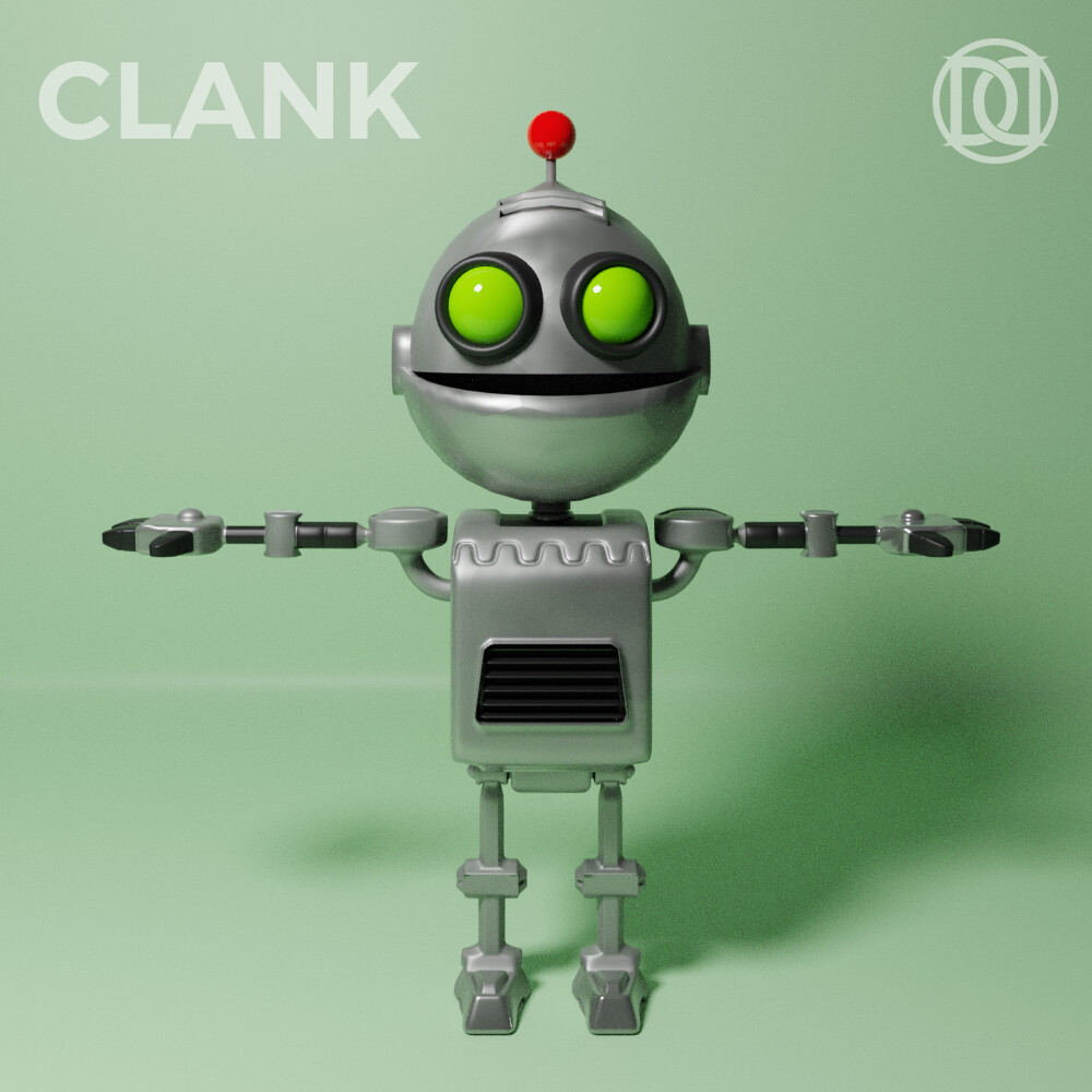 ArtStation - Clank from Ratchet & Clank
