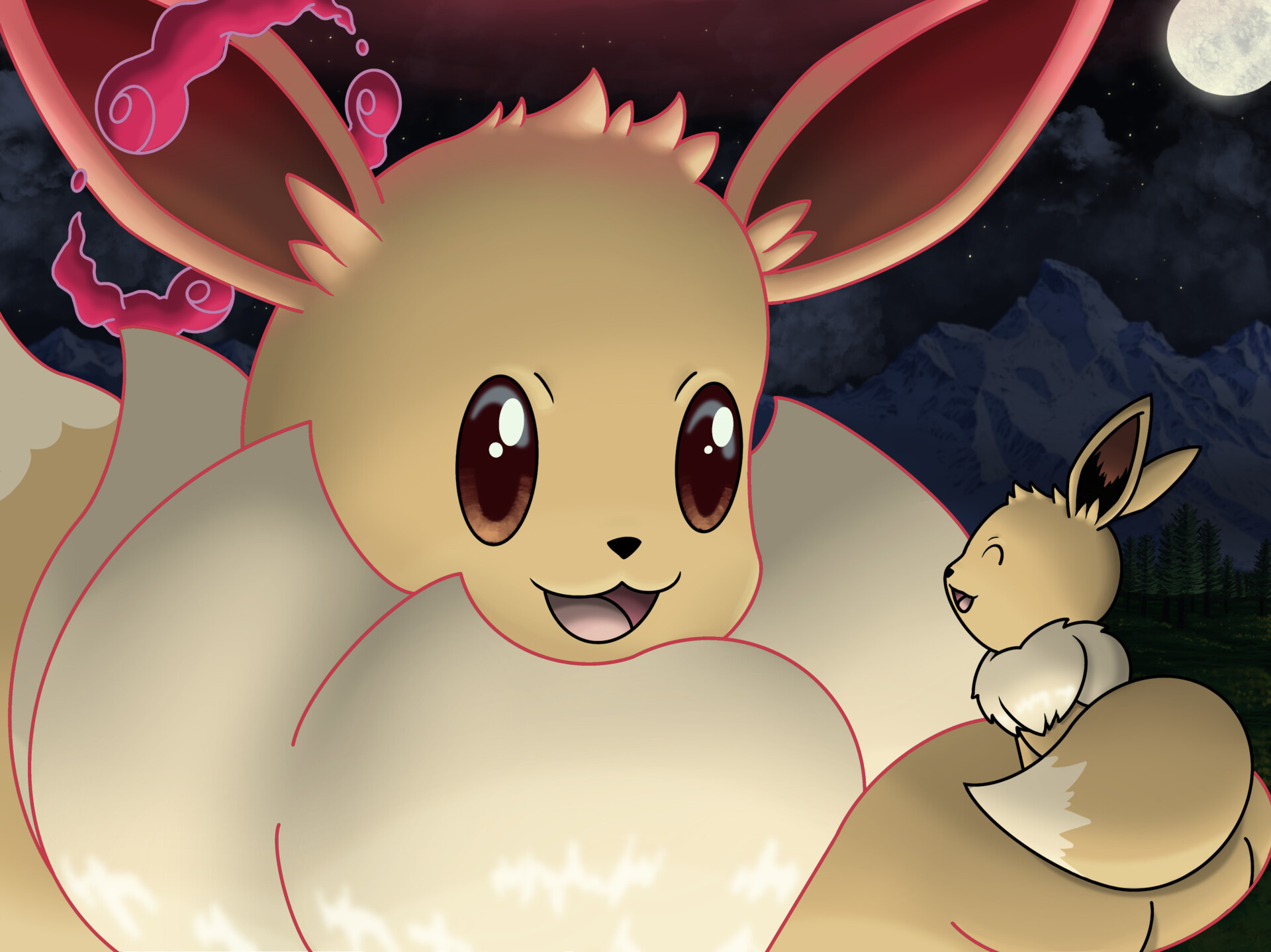 ArtStation - Pokémon Eevee Commission