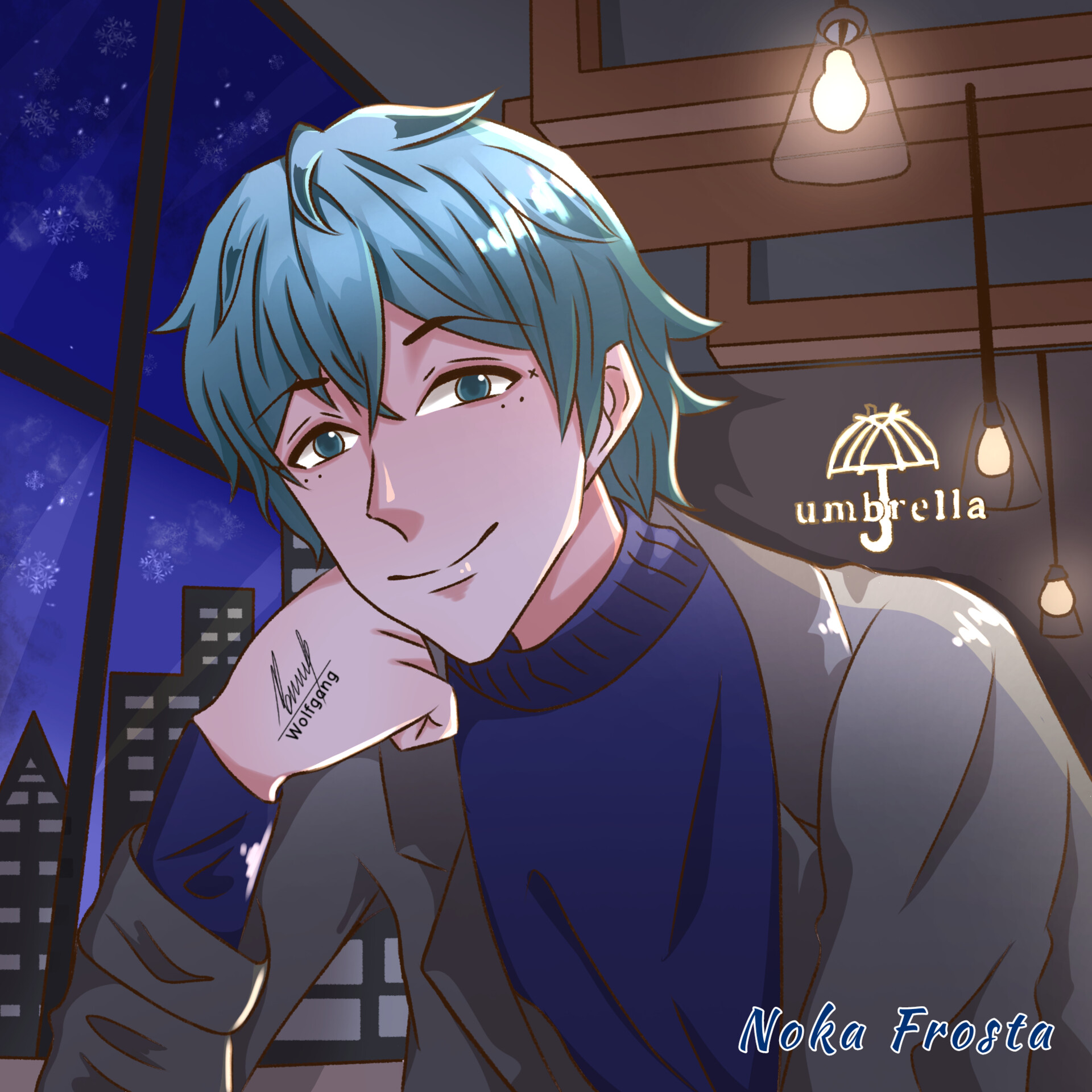 ArtStation - Noka in Cafe