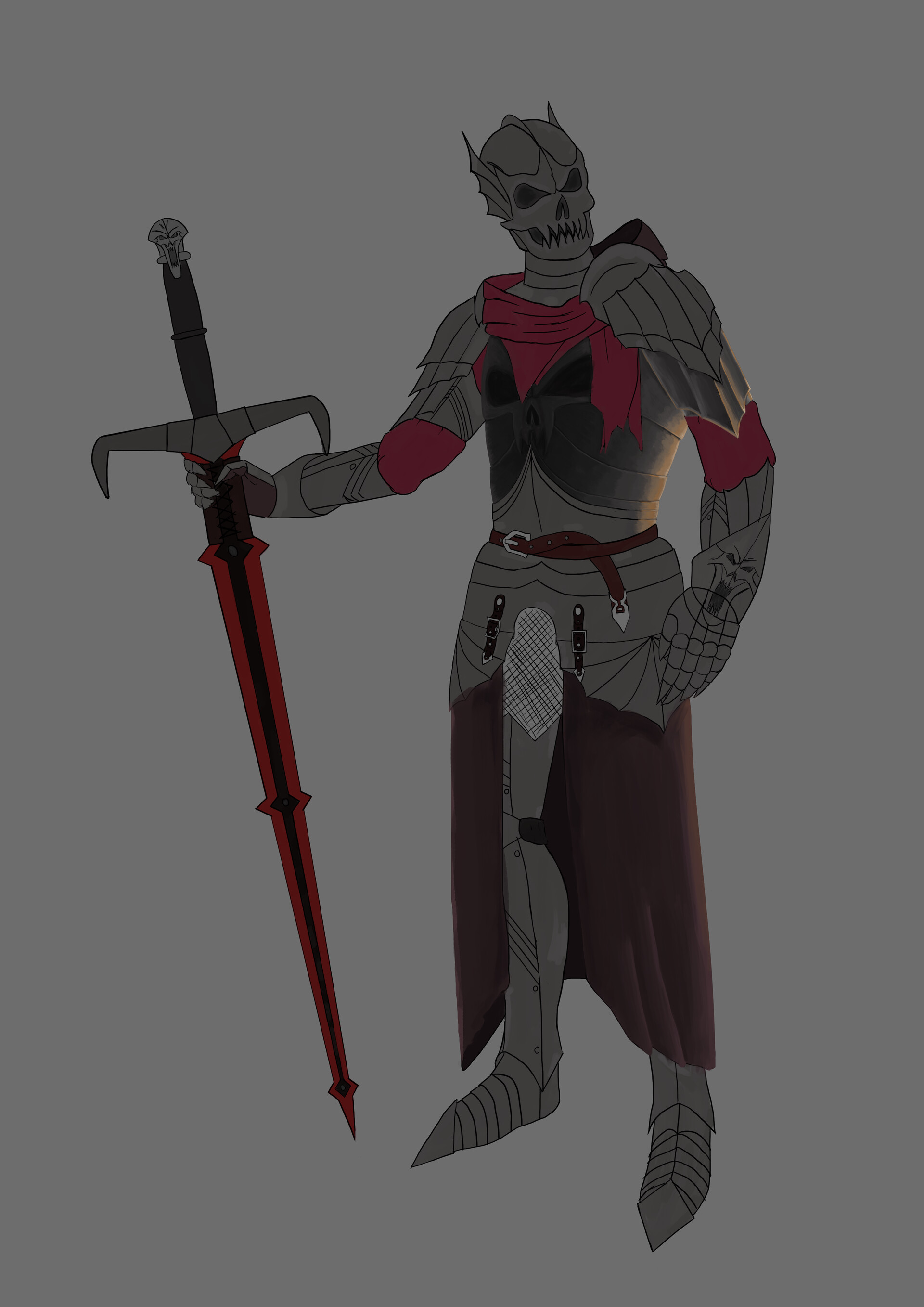 ArtStation - Vampiric Knight - WIP