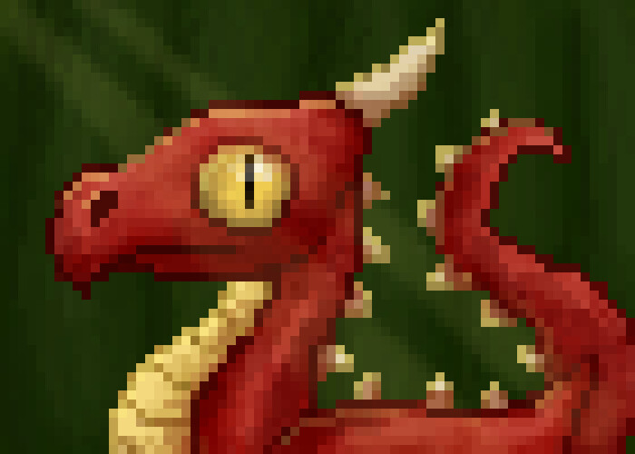 ArtStation - Dragon Pixelart (2018)