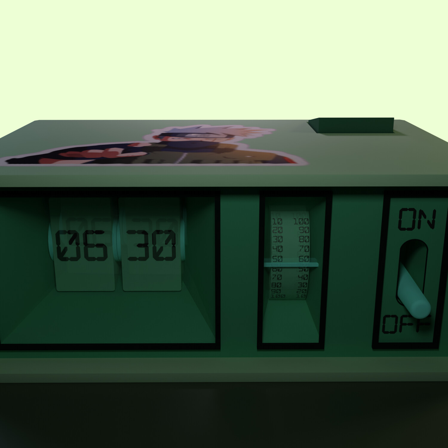 ArtStation - Digital Clock in Blender 3D