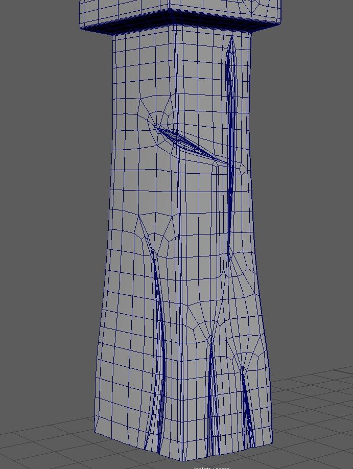 ArtStation - Wood detail in mesh