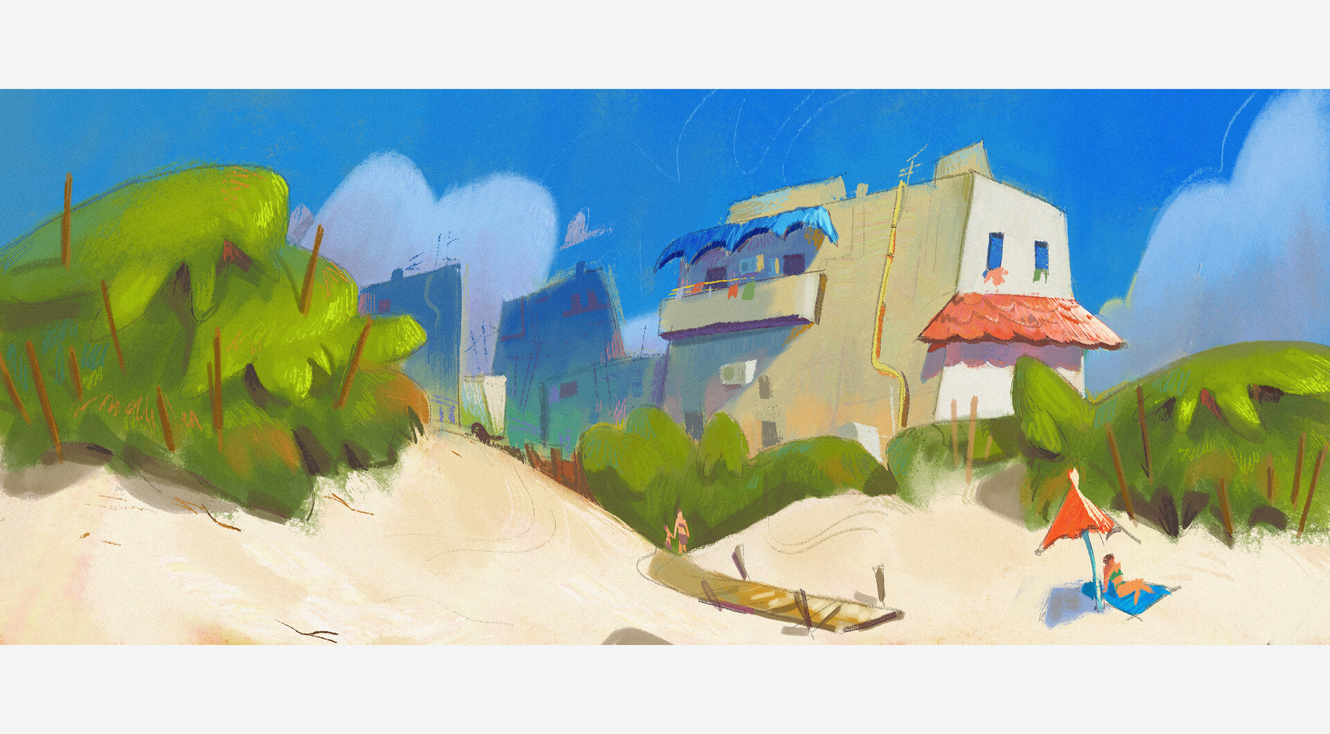 ArtStation - Hometown Seaside - Environment