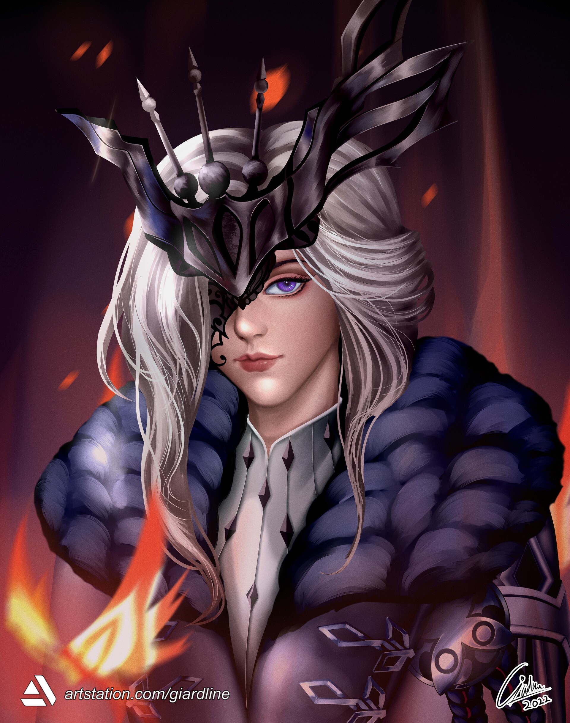 ArtStation - Rosalyne-Kruzchka Lohefalter (La Signora) Fanart Genshin ...