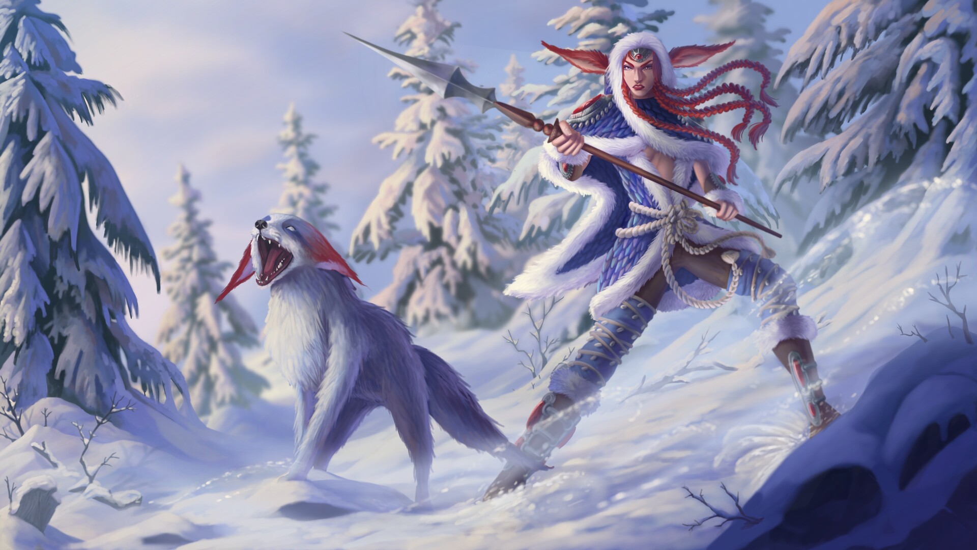 ArtStation - Snow guardian