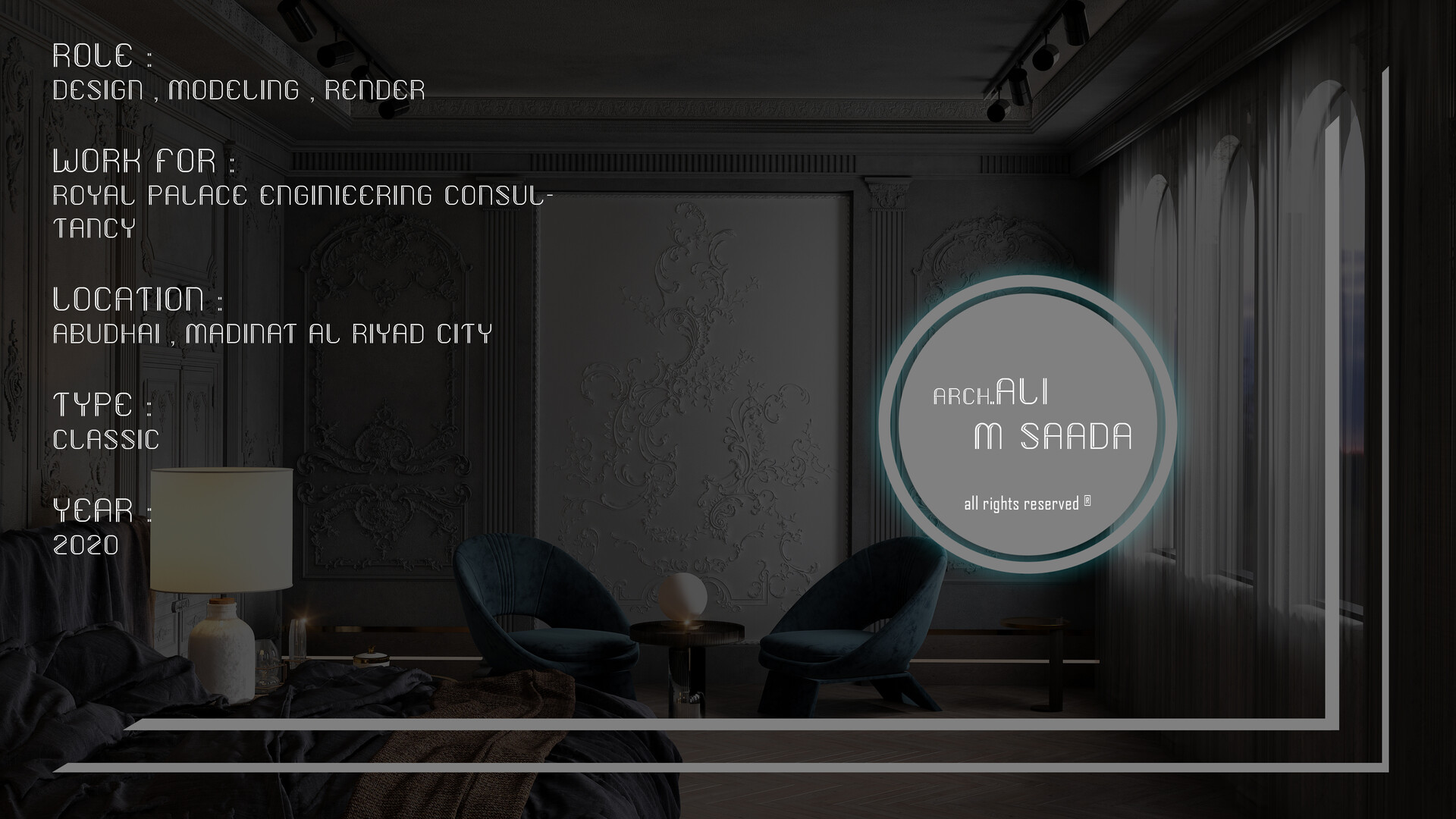 Ali Saada - Unique Master Bedroom Design Architectural