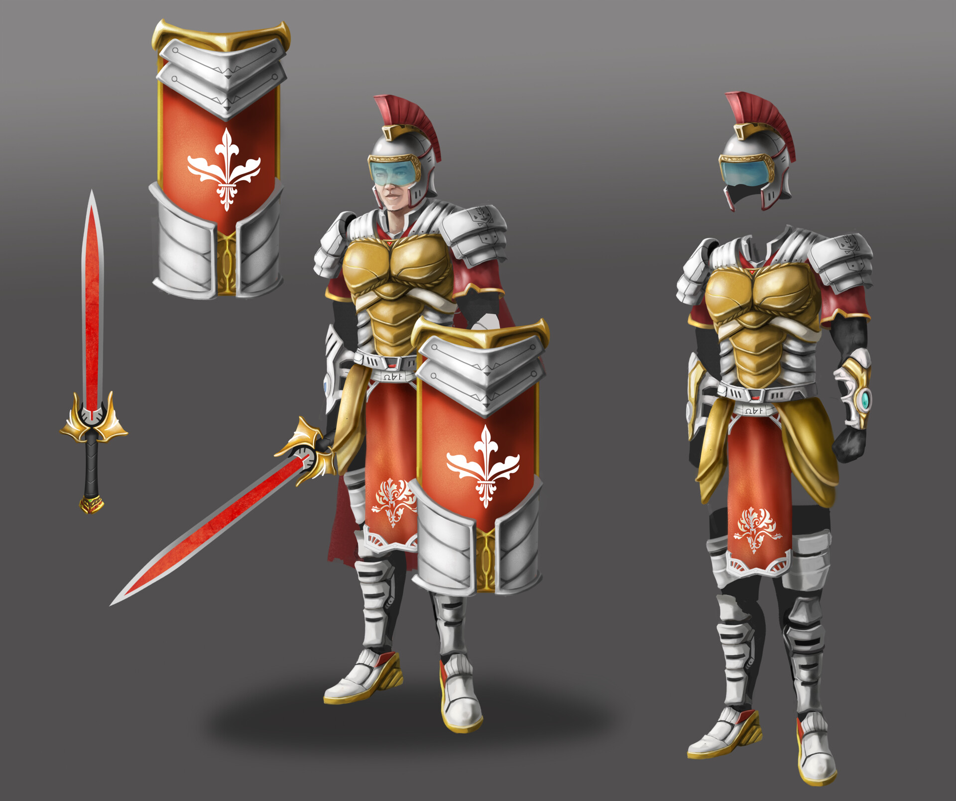 ArtStation - Sci-fi Romain Soldier Concept