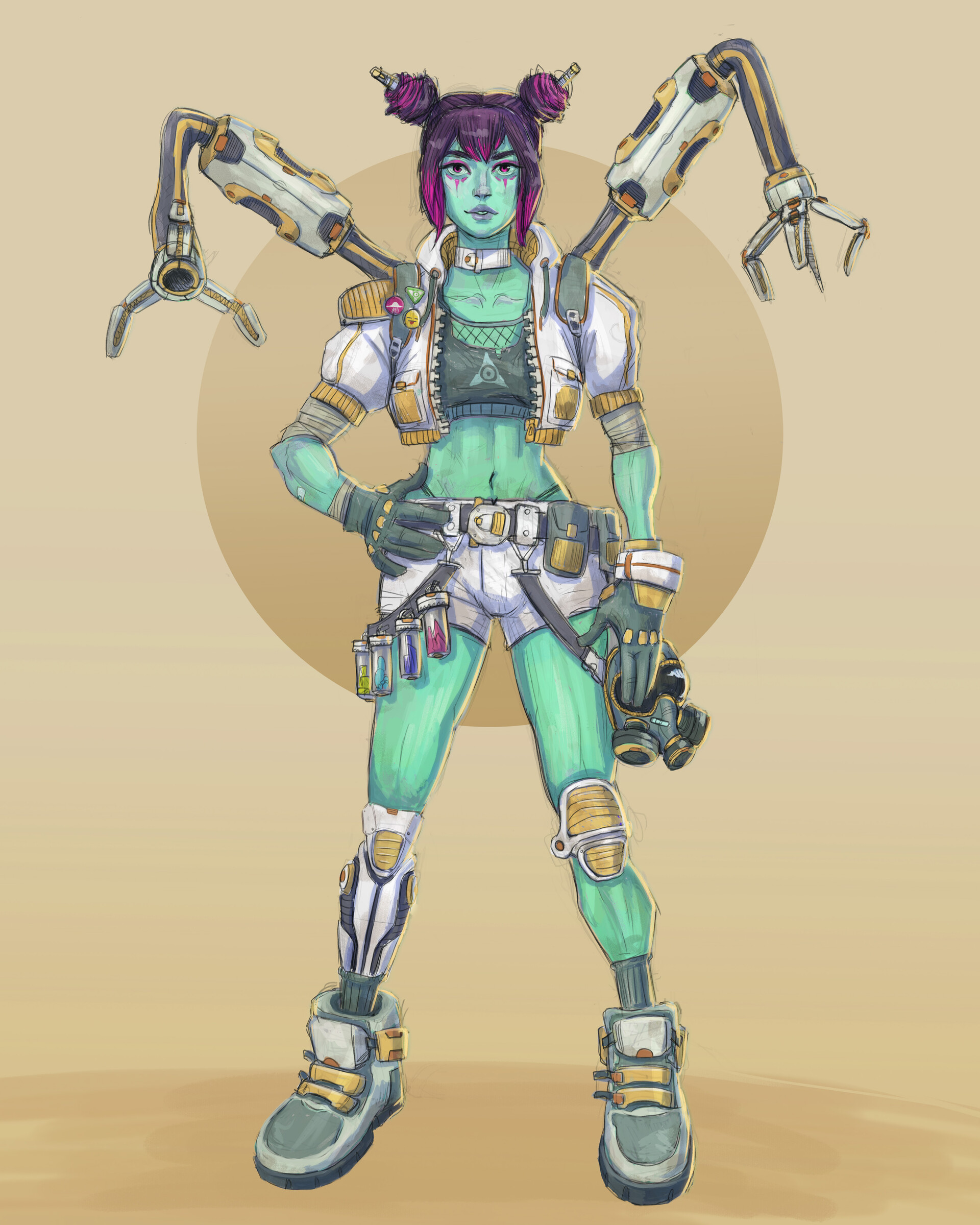 ArtStation - Alien Girl [Character design]