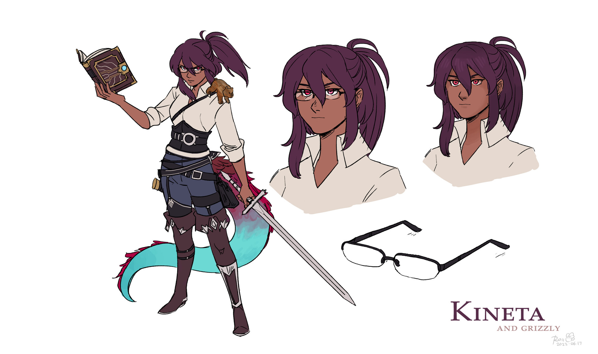 ArtStation - Character Sheet: Kineta