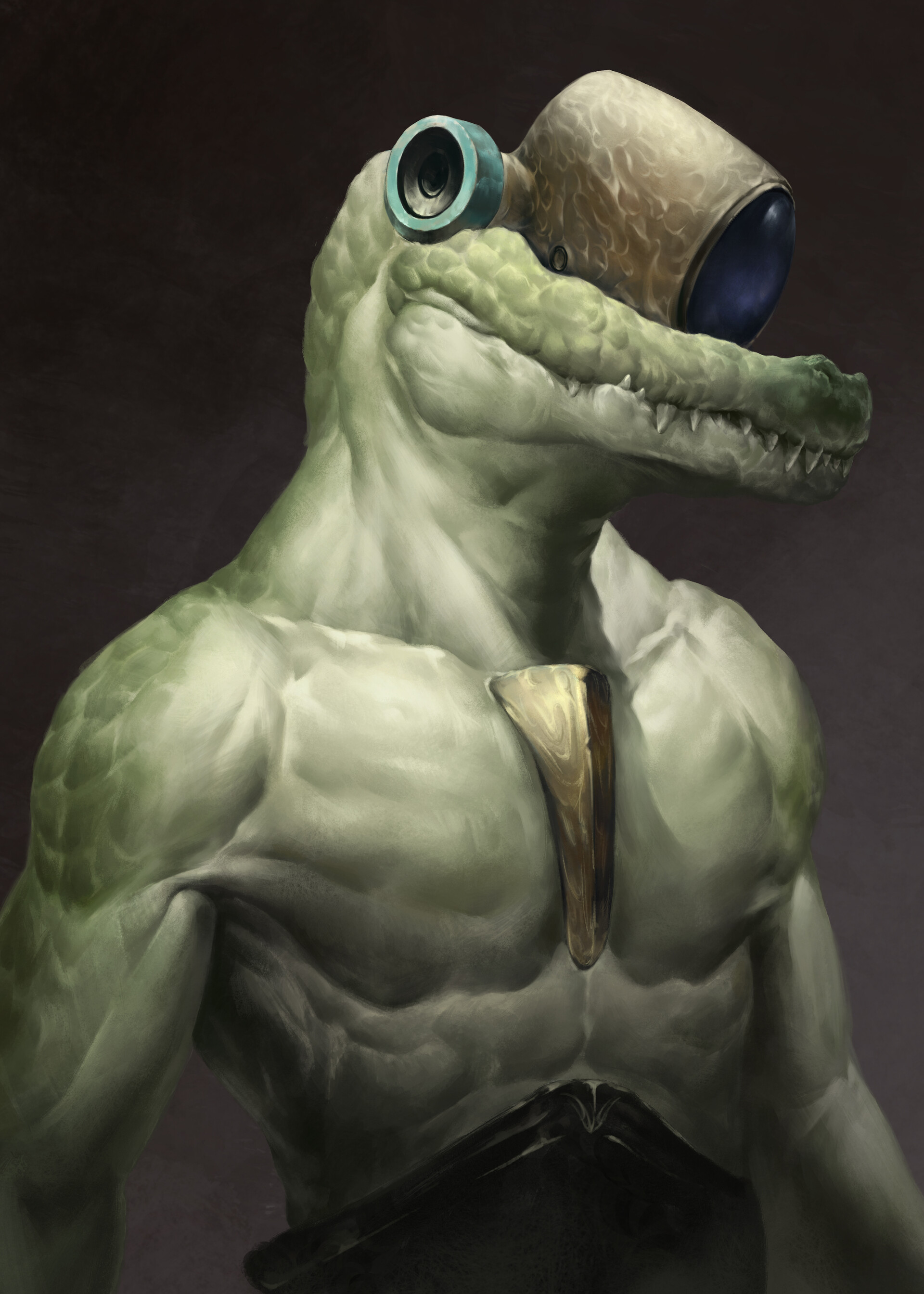 ArtStation - Supervised Crocodile