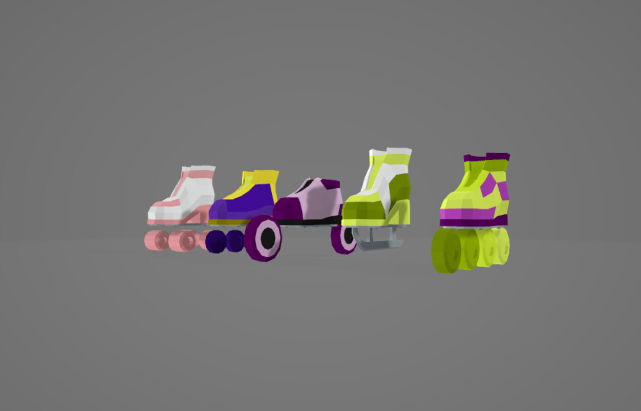 berk soylu - Low Poly Skate Pack for Mobile Games