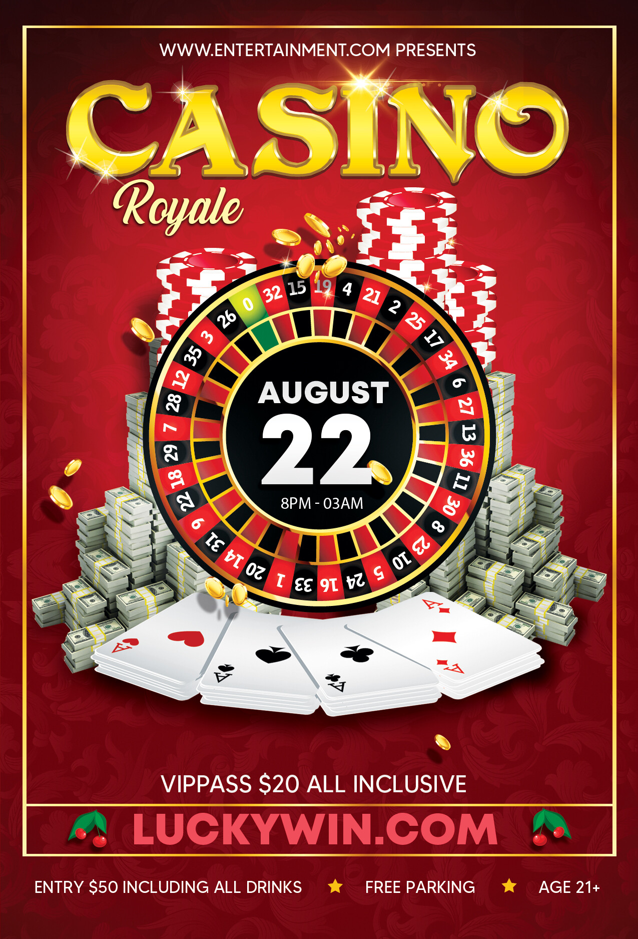 ArtStation - Casino flyer