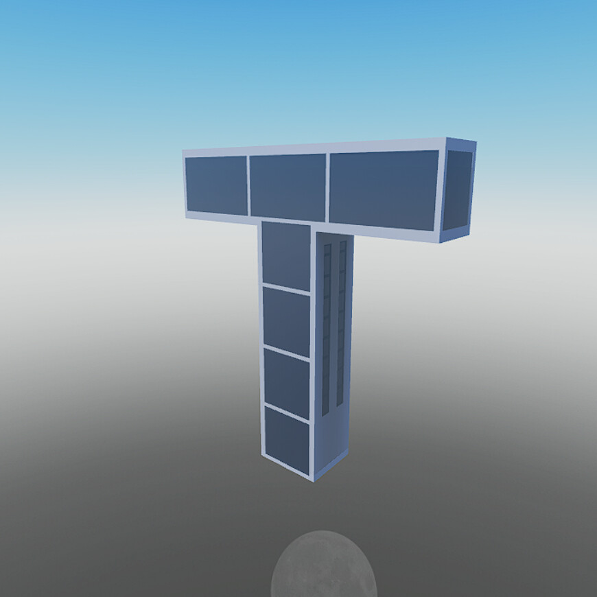 ArtStation - Simple Teen Titans Tower Building